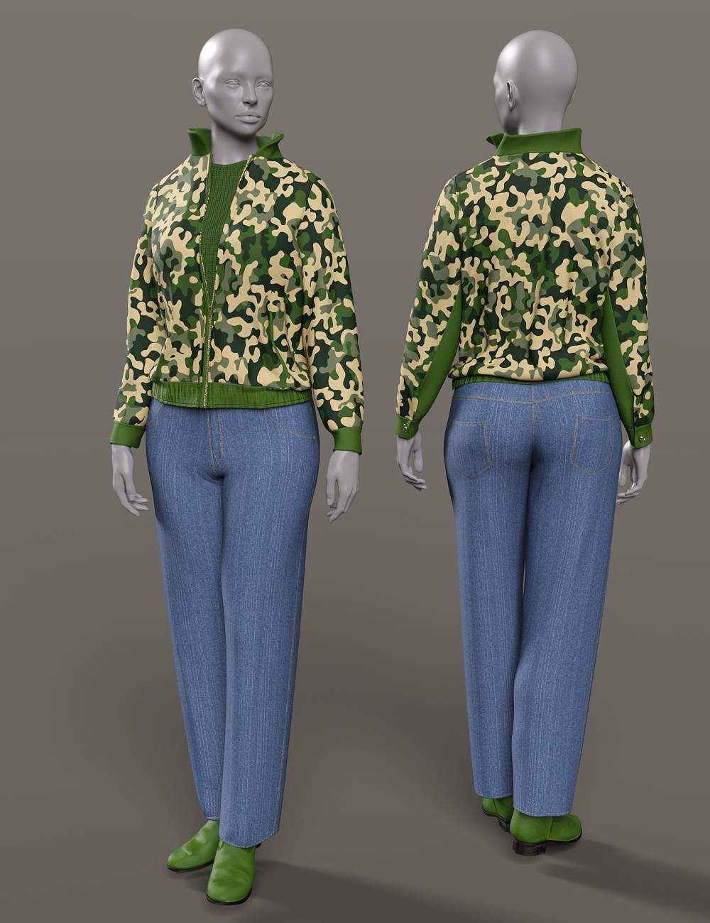 InStyle - dForce 50s Rebel Outfit Texture Add-On | Daz 3D
