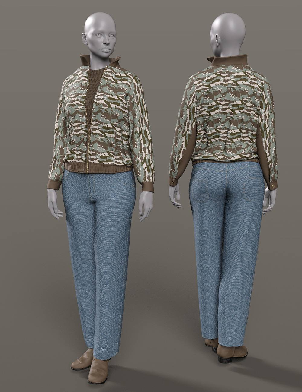 InStyle - dForce 50s Rebel Outfit Texture Add-On | Daz 3D