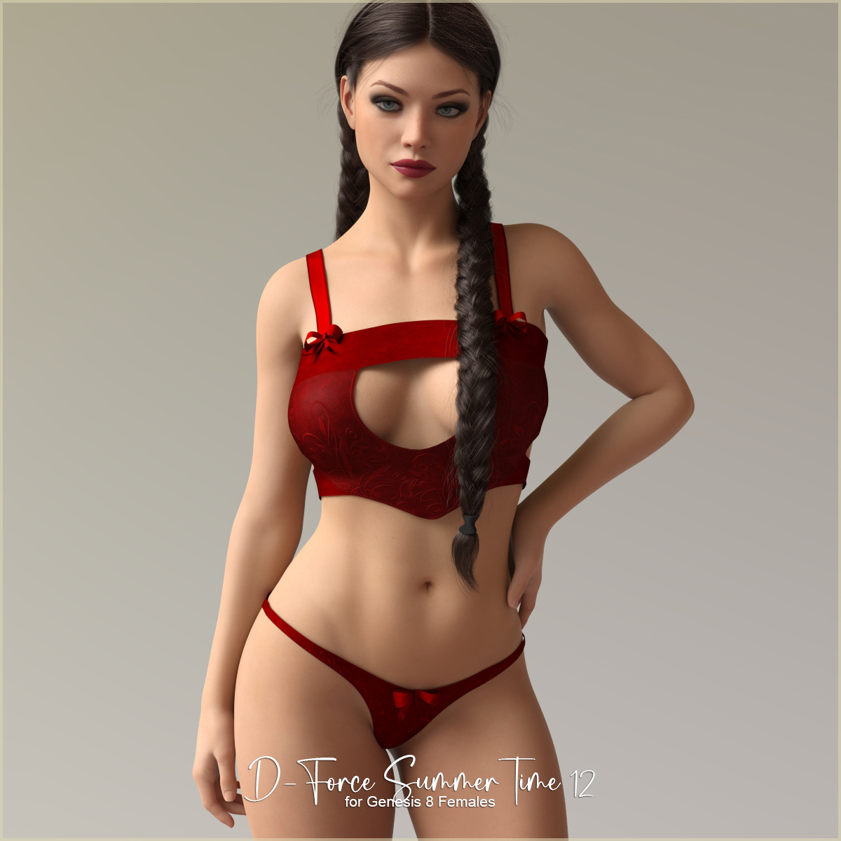 D-Force SummerTime 12 for Genesis 8 Females | Daz 3D