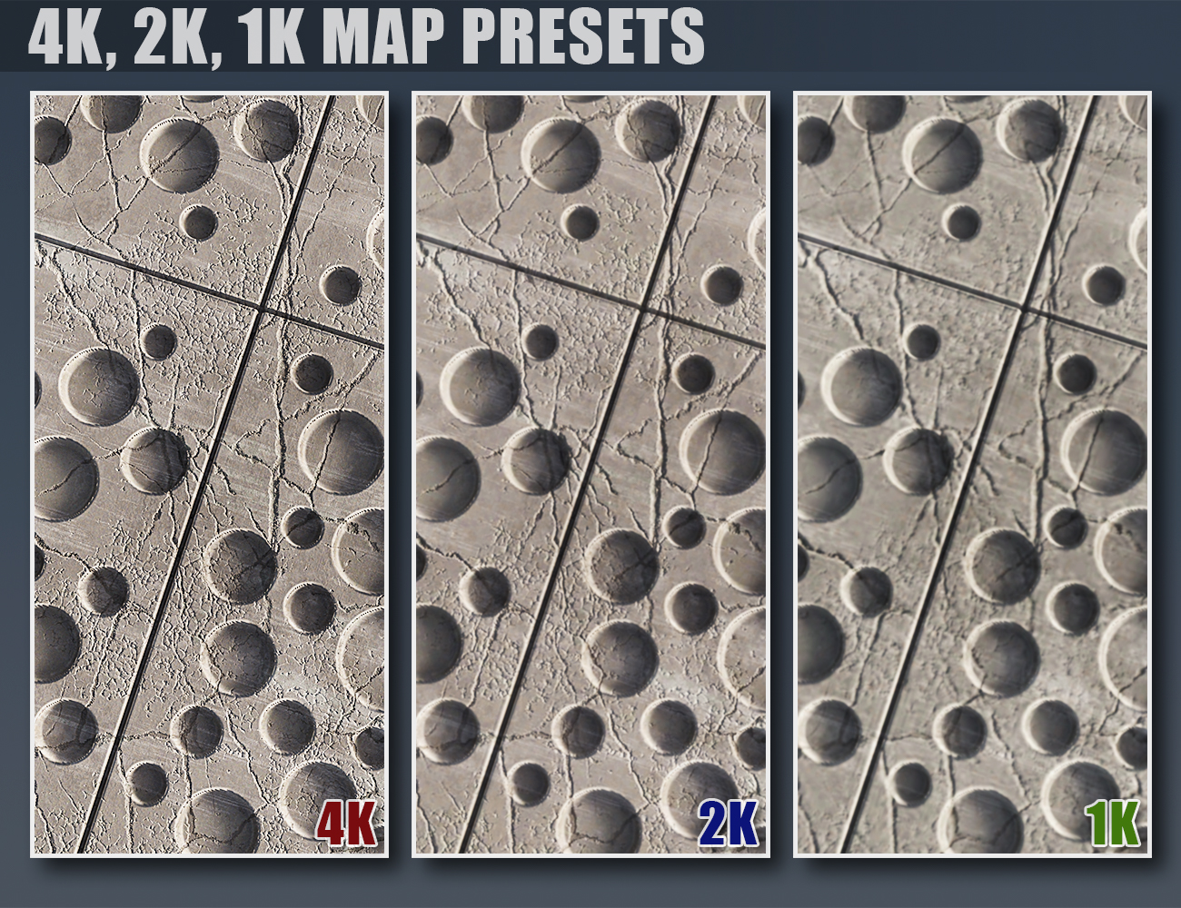 DD PBR Concrete Panel Shaders for Iray Vol 3 | Daz 3D