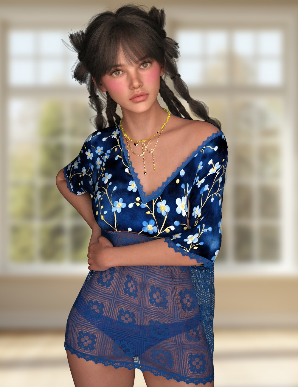 L3D Romance Too Big Jersey Texture Add-On | Daz 3D