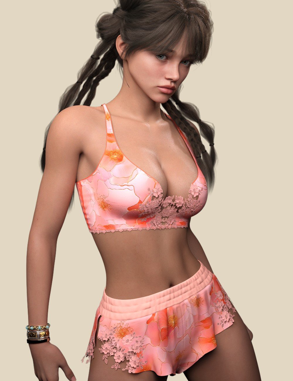 L3D Romance Frankie PJs Texture Add-On | Daz 3D