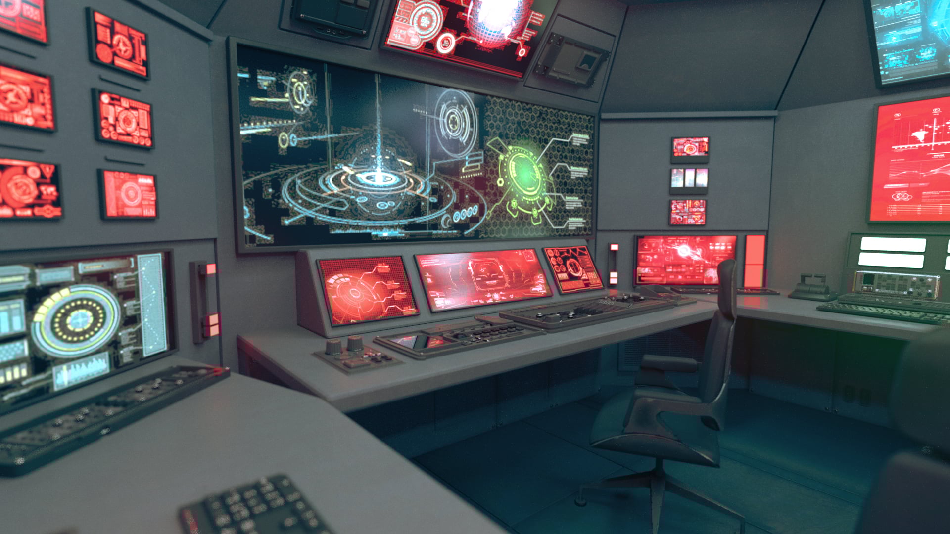 Polish Secret Control Room | Daz 3D