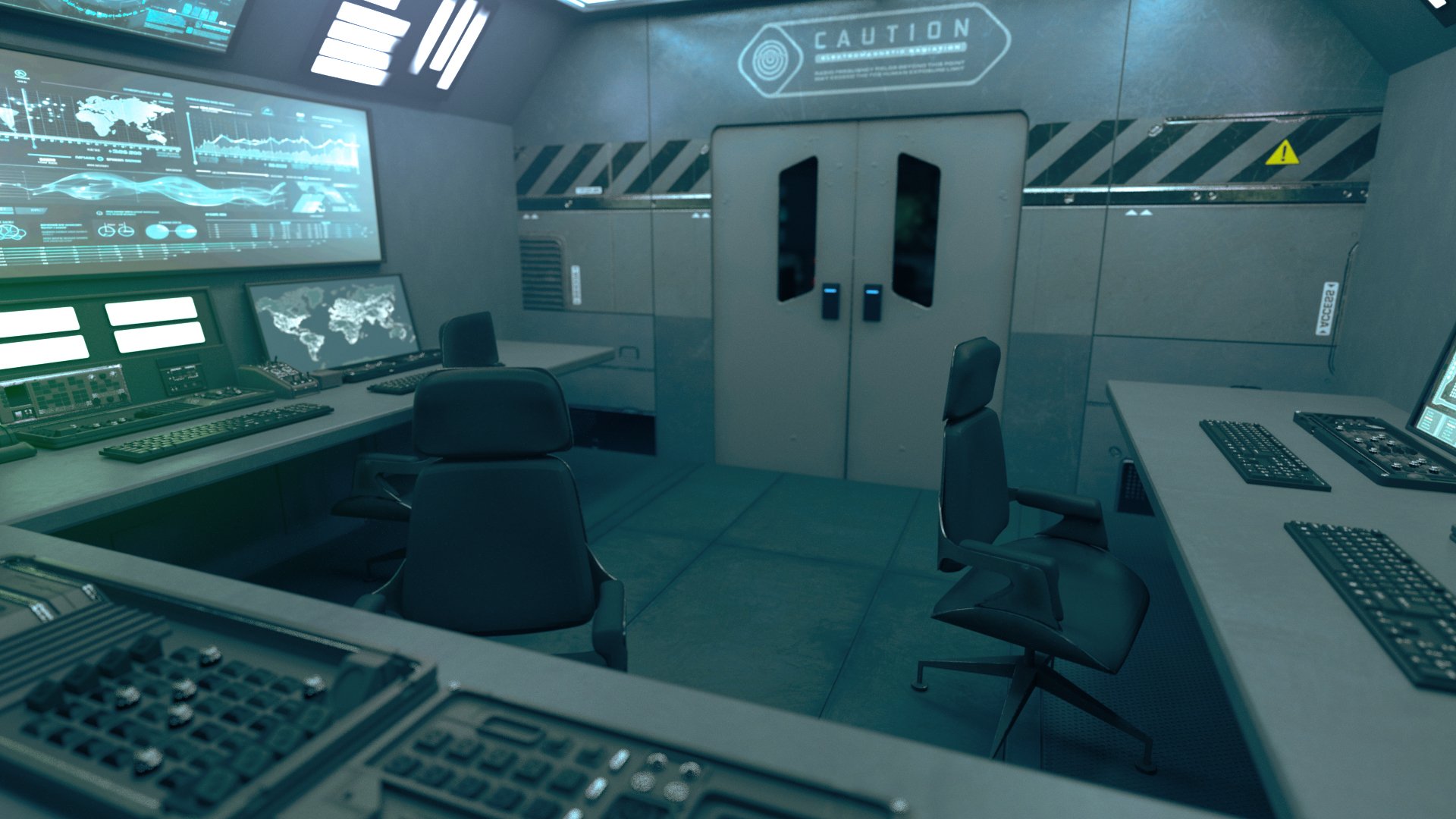 Polish Secret Control Room | Daz 3D
