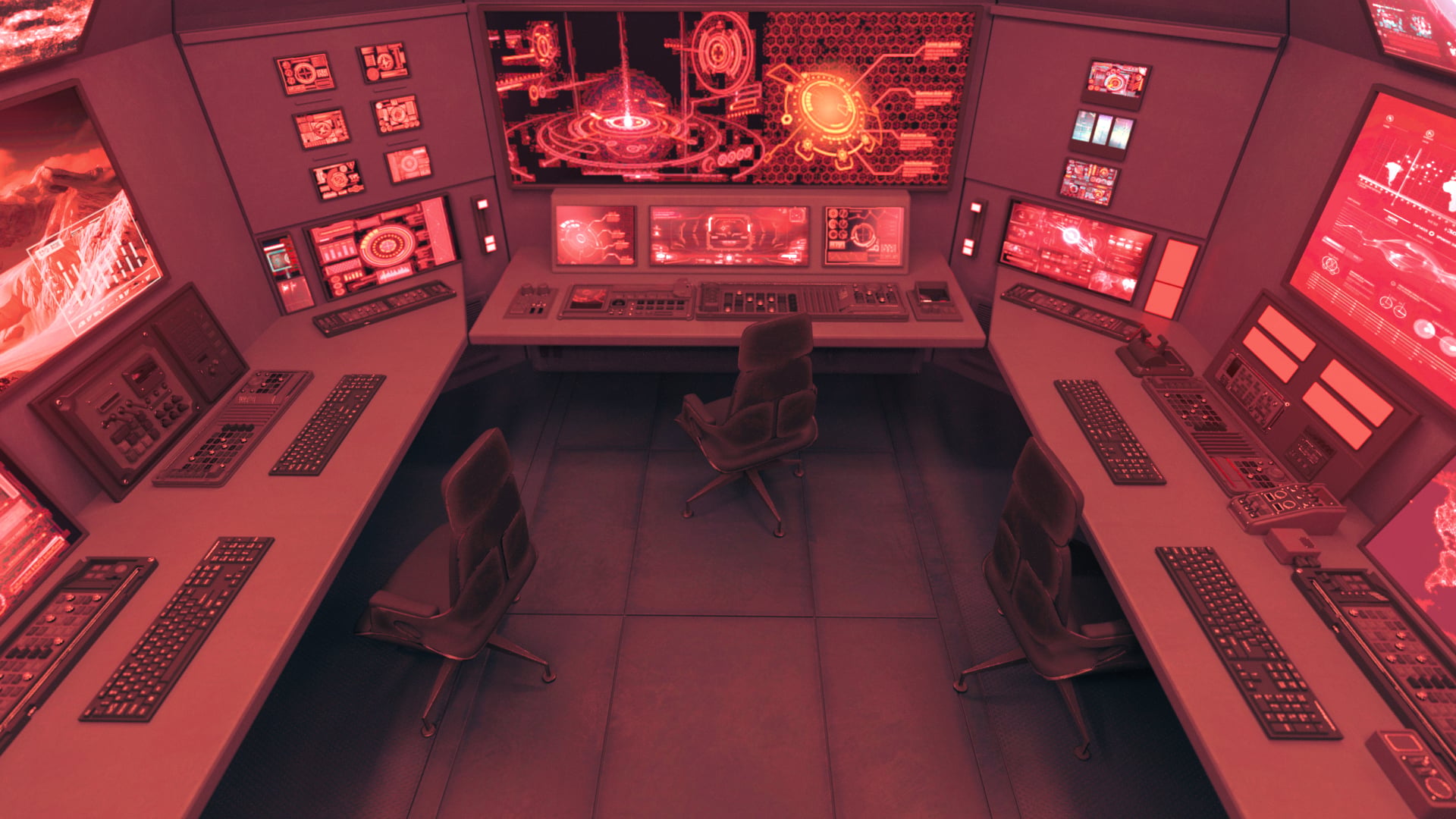 Polish Secret Control Room | Daz 3D