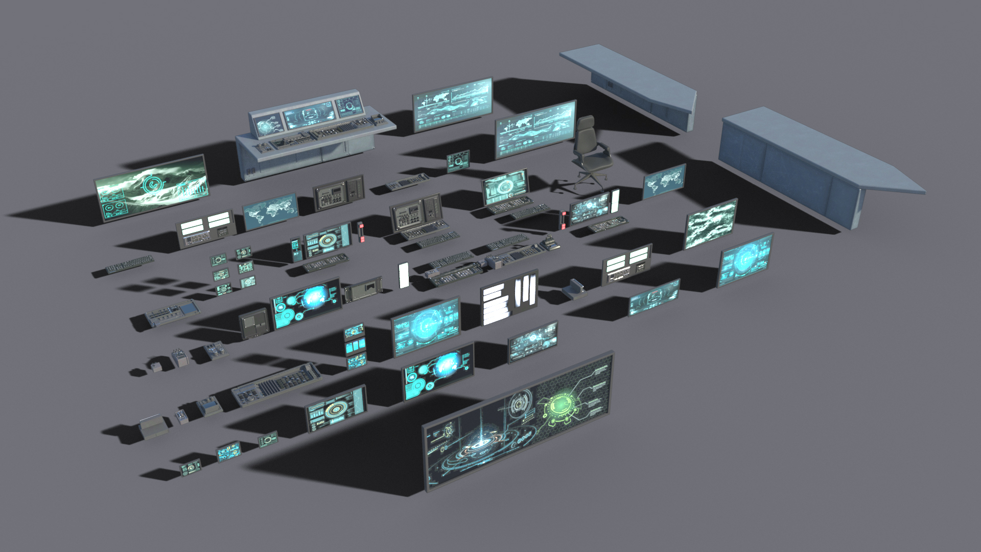 Polish Secret Control Room | Daz 3D