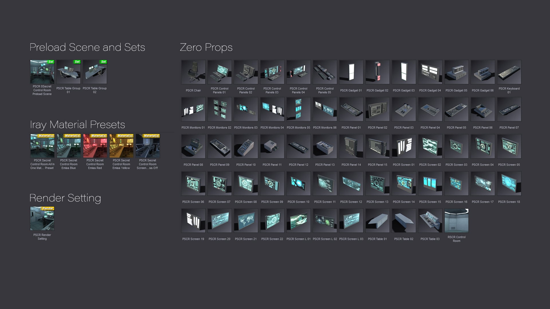Polish Secret Control Room | Daz 3D