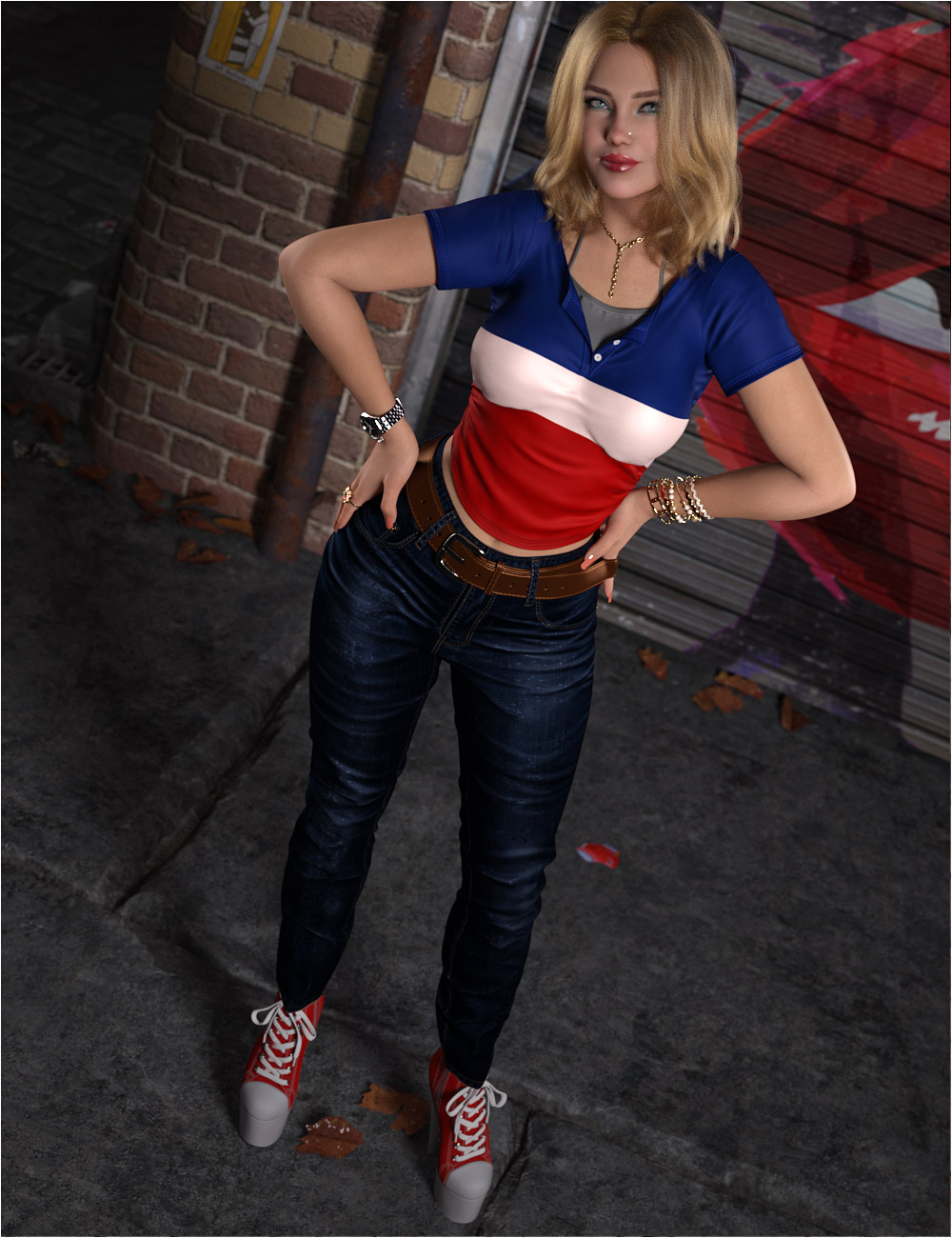 Extended Textures for dForce SU Long Jeans | Daz 3D