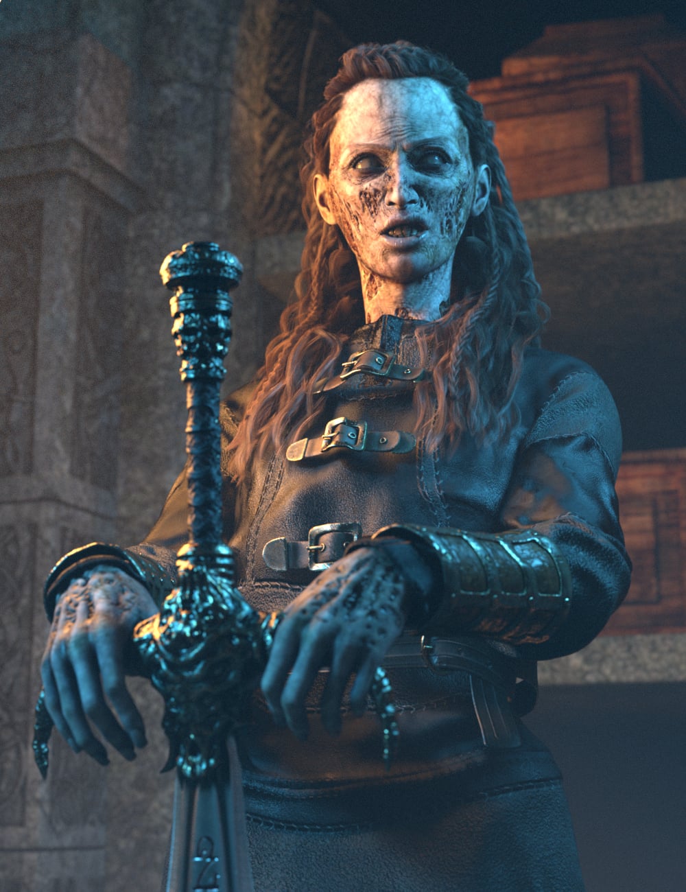 GP Genesis 9 Zombie Feminine HD | Daz 3D