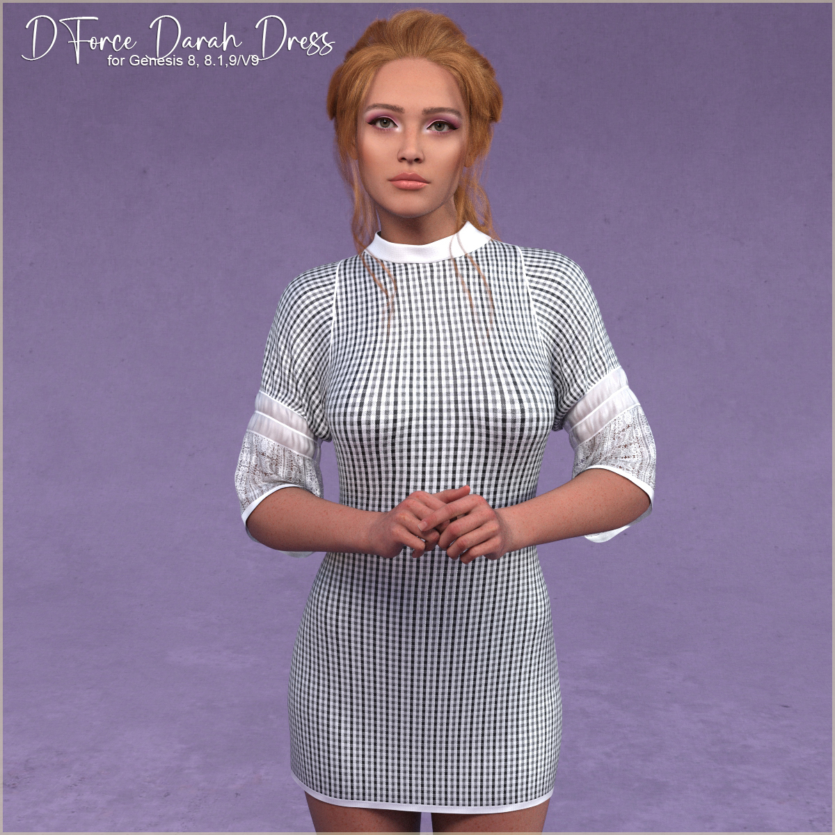 D-Force Darah Dress for Genesis 8/8.1/9/V9 | Daz 3D