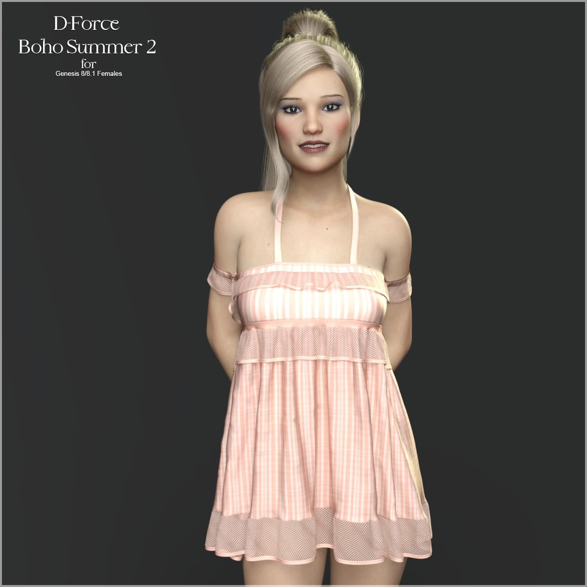 D-Force Boho Summer2 for G8F and G8.1F | Daz 3D