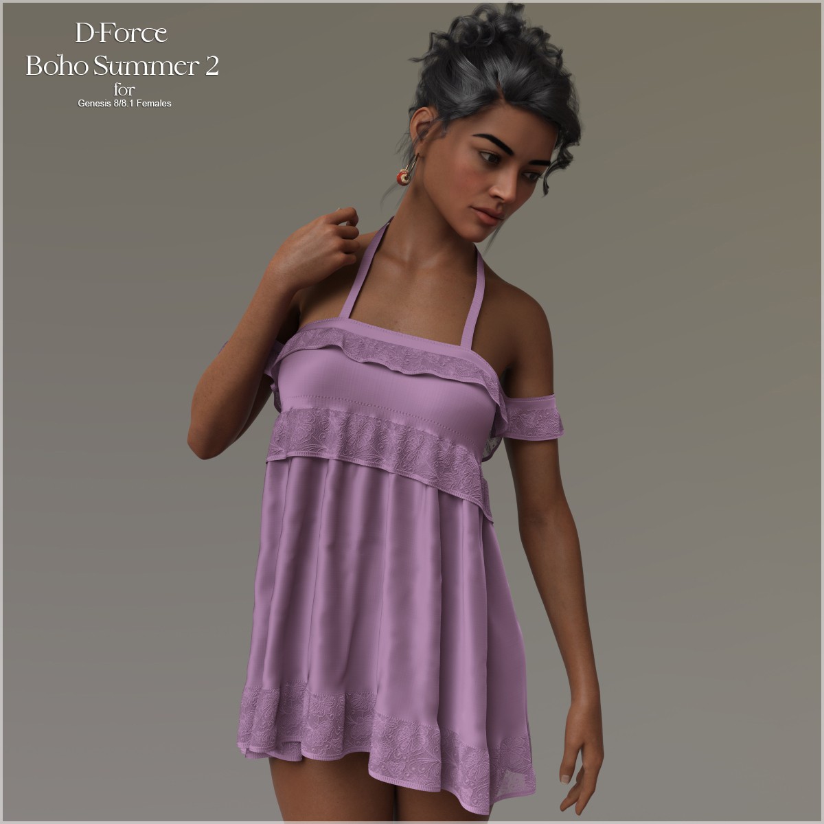 D-Force Boho Summer2 for G8F and G8.1F | Daz 3D