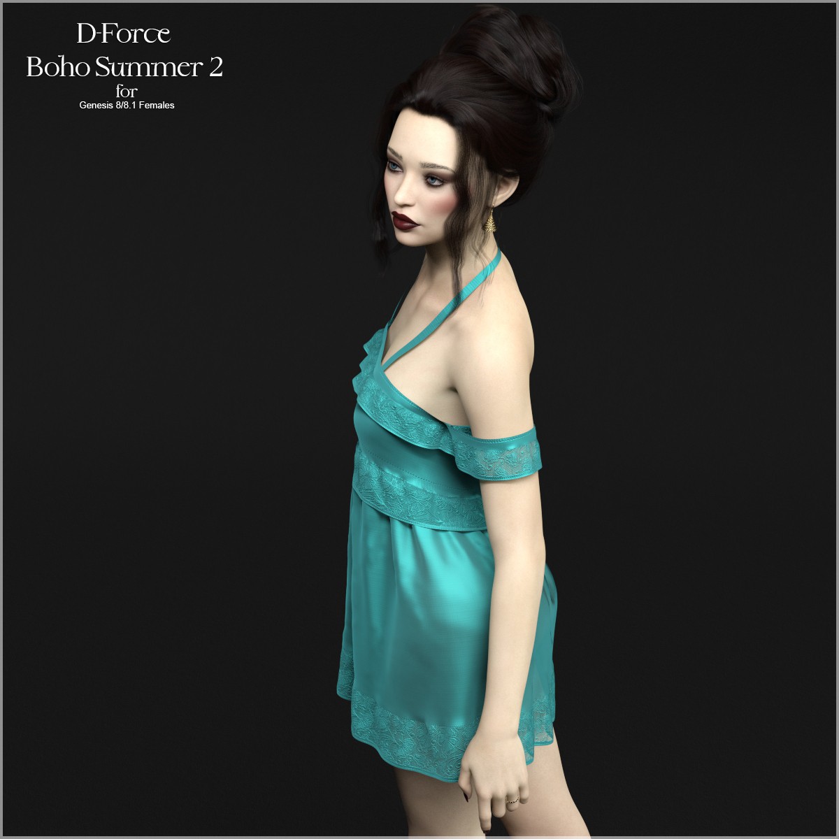 D-Force Boho Summer2 for G8F and G8.1F | Daz 3D