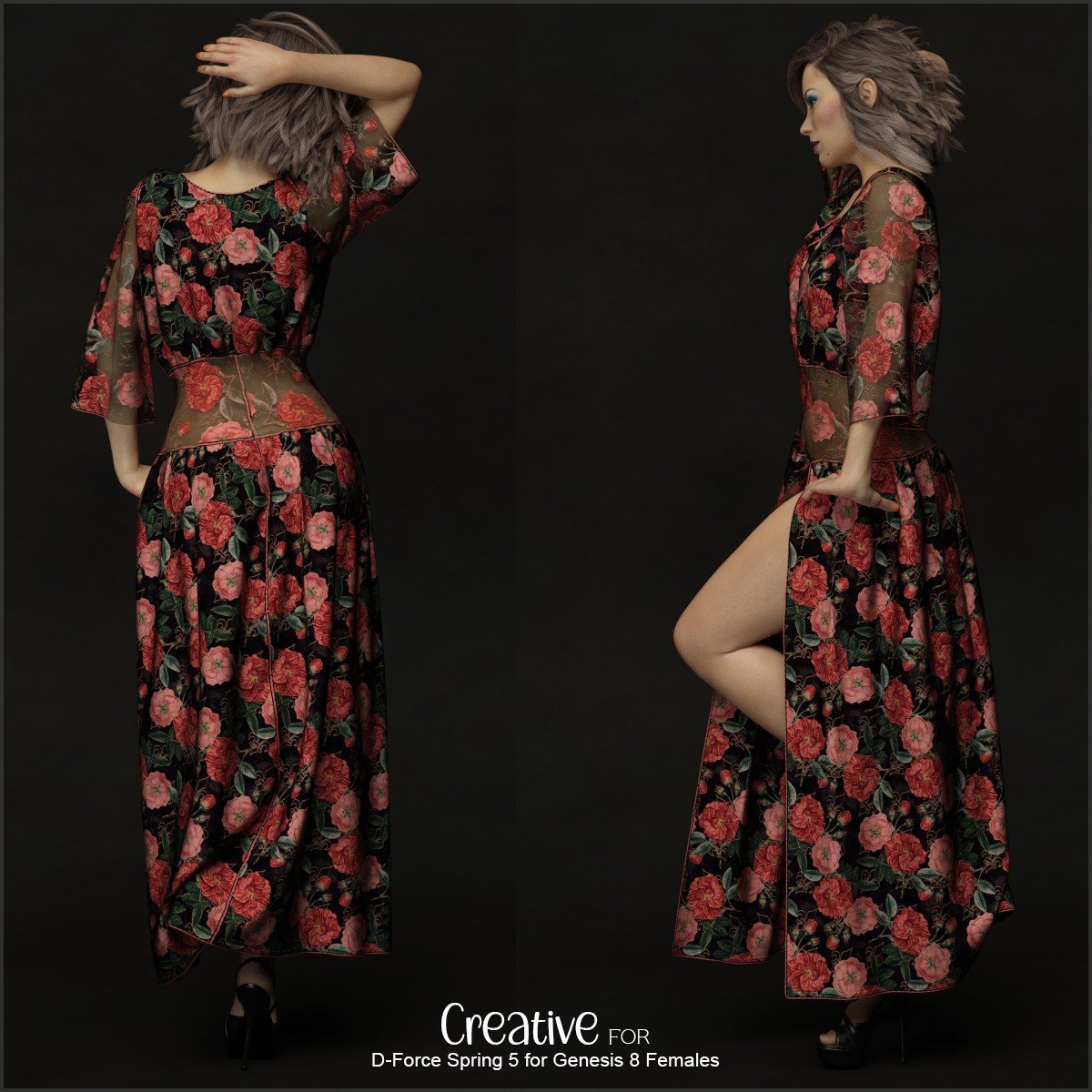 Creative for Spring 5 for G8F and G8.1F | Daz 3D