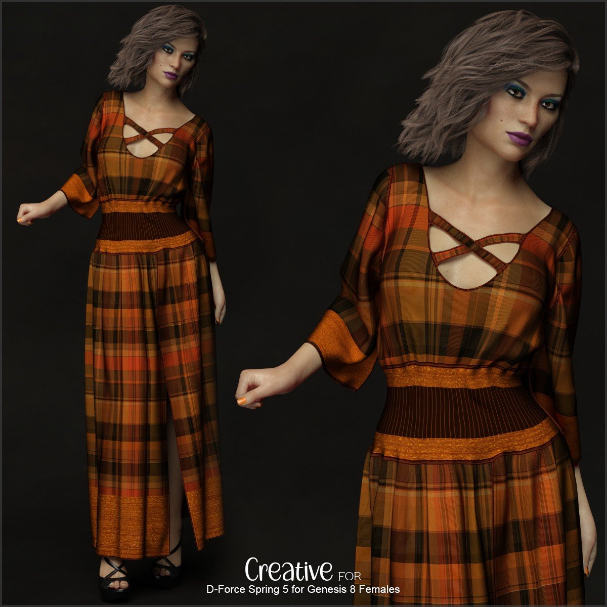 Creative for Spring 5 for G8F and G8.1F | Daz 3D