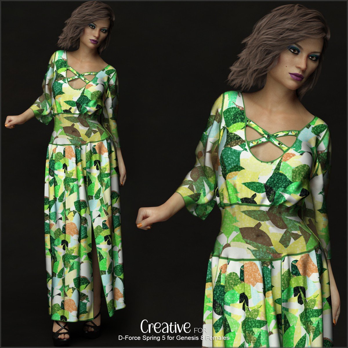 Creative for Spring 5 for G8F and G8.1F | Daz 3D