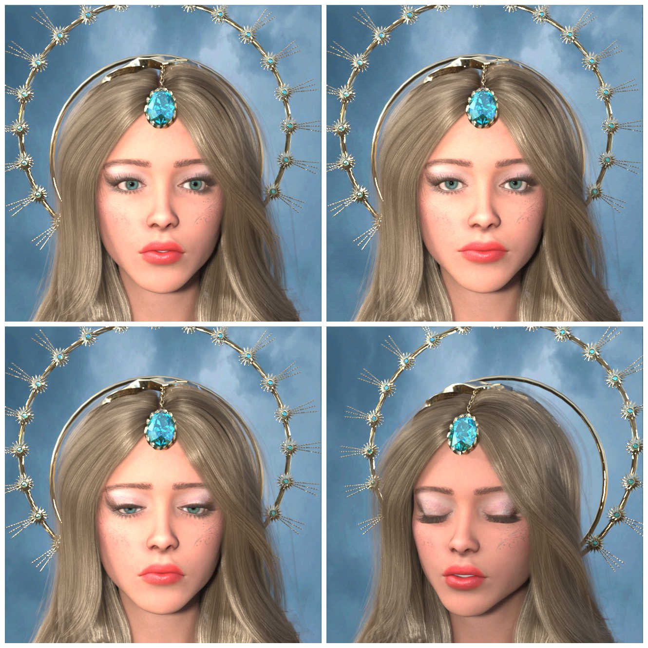 FD Celestial Expressions for Genesis 9 | Daz 3D