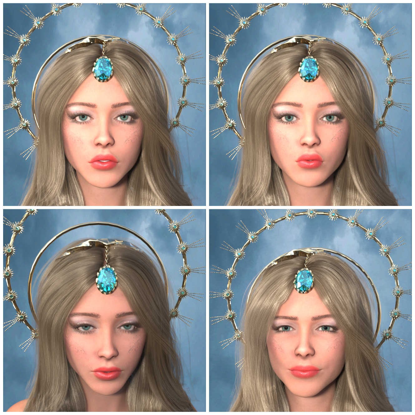 FD Celestial Expressions for Genesis 9 | Daz 3D