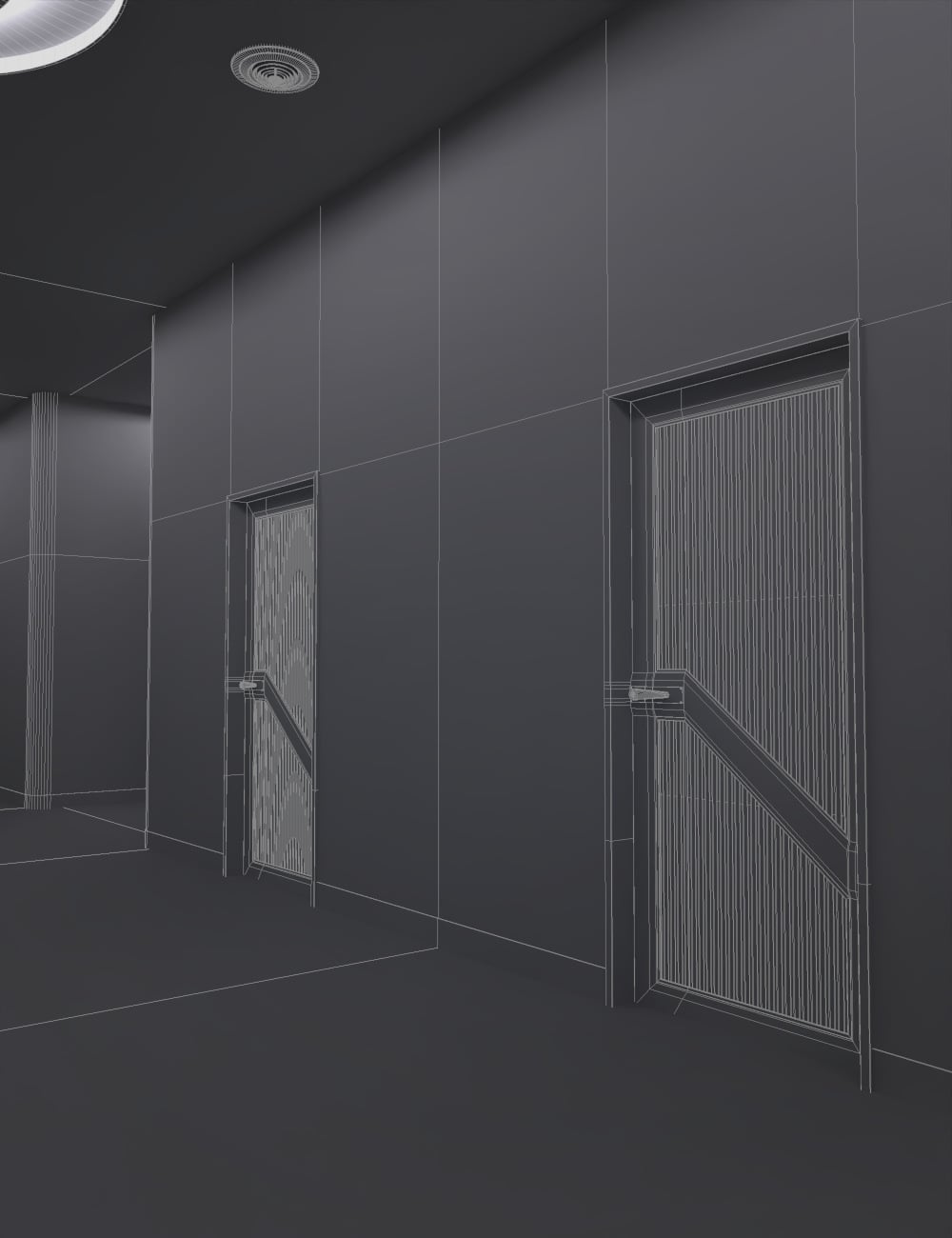 Corporate Corridor Interior | Daz 3D