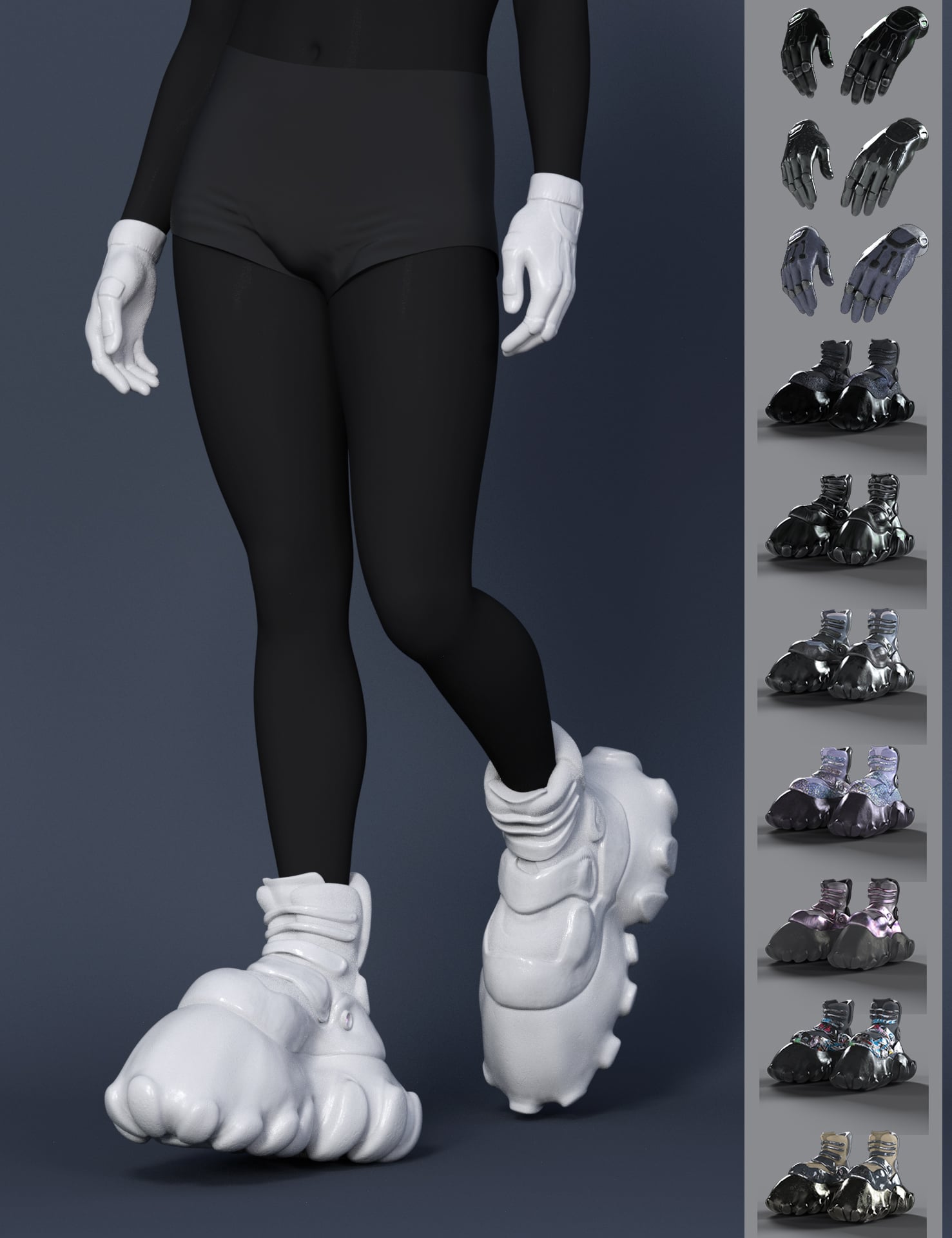 KLY Bootooth 08 Outfit for Genesis 9 | Daz 3D