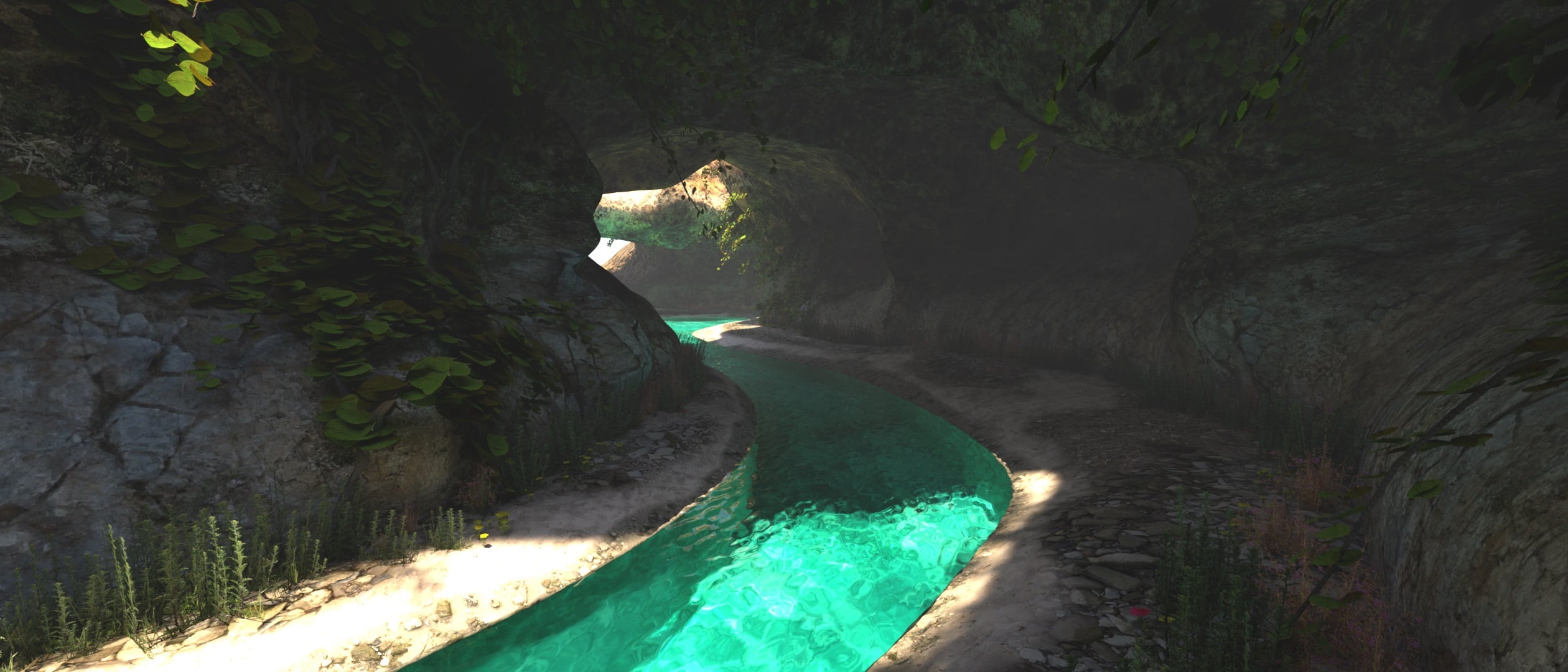 PW Subterranean Lake | Daz 3D