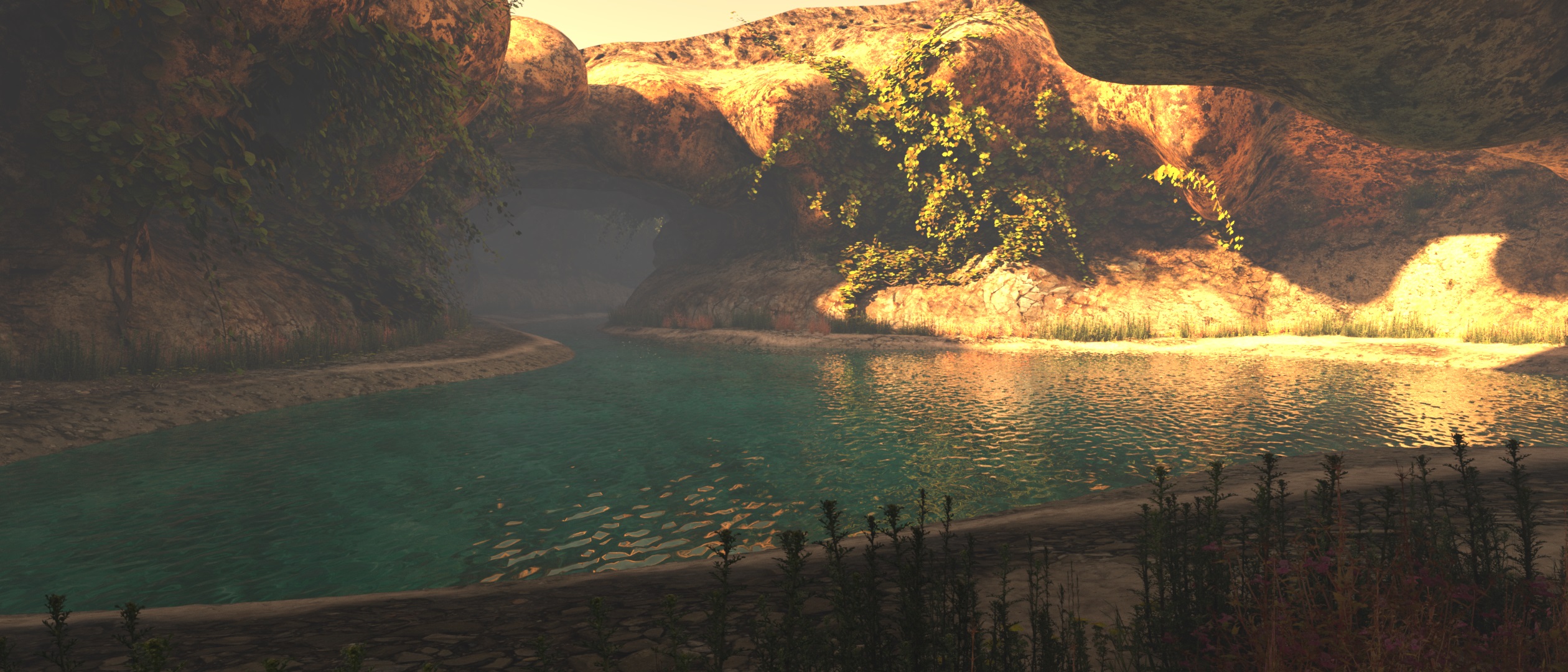 PW Subterranean Lake | Daz 3D