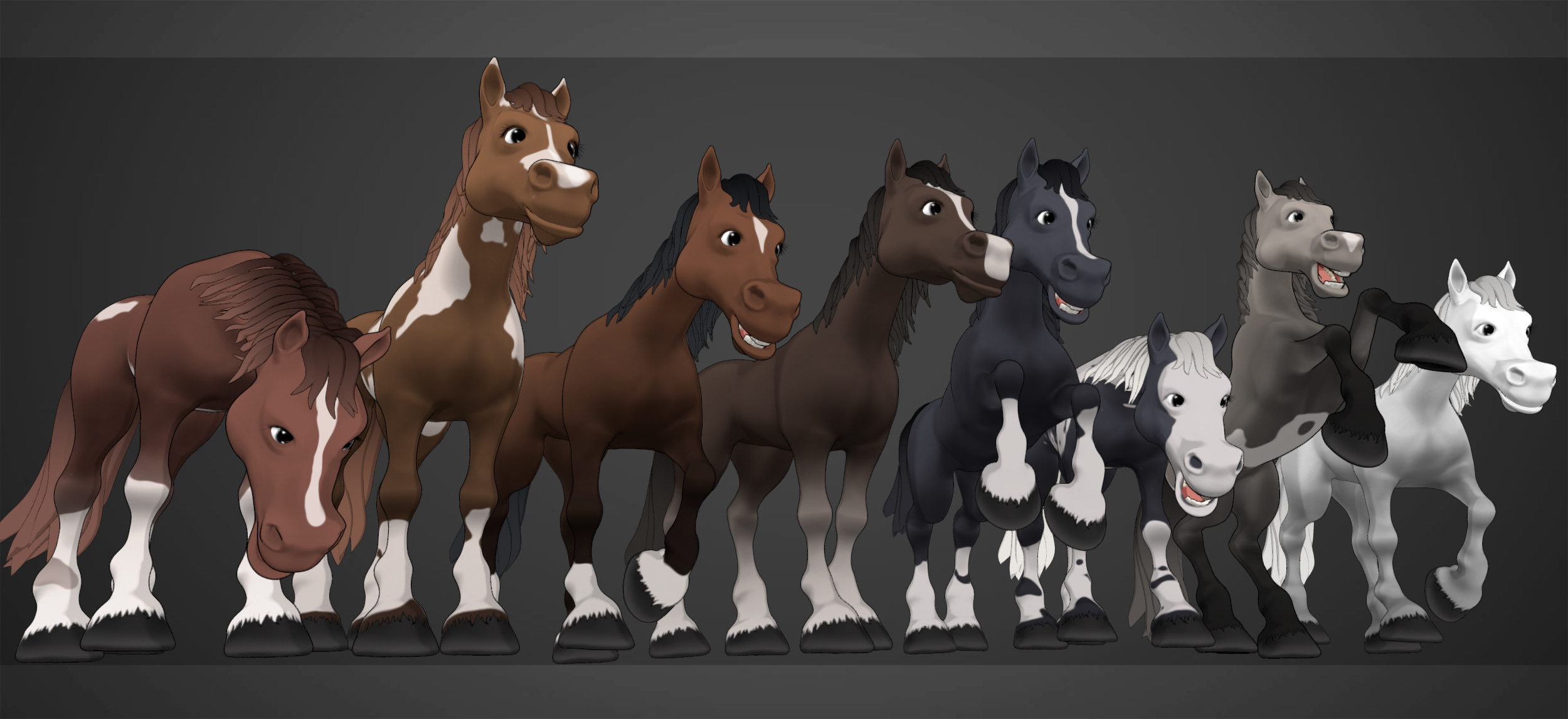 Toon Steed for Toon Daz Horse 3 | Daz 3D