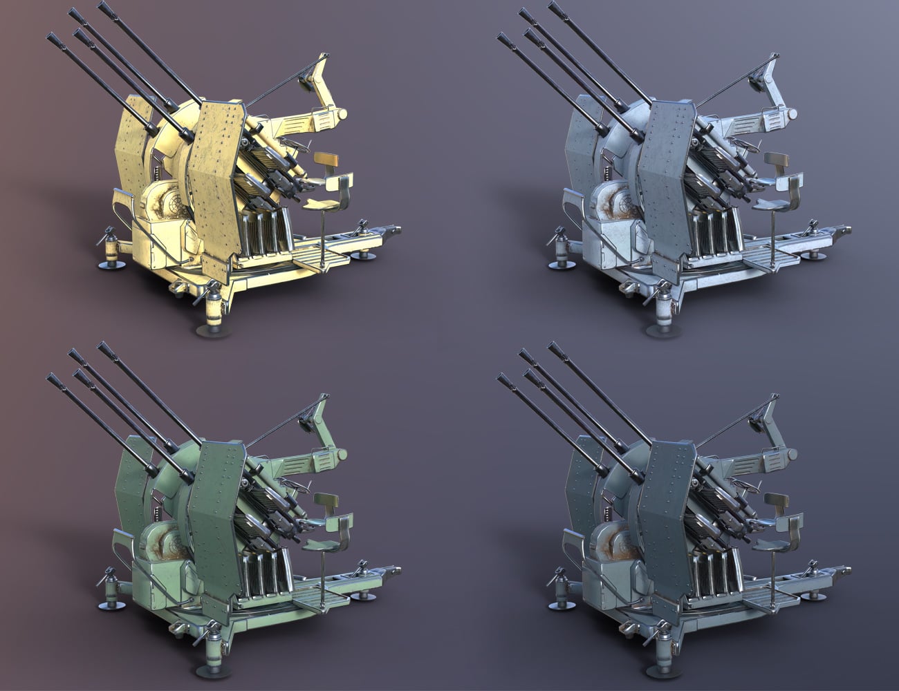 Flak Cannon | Daz 3D