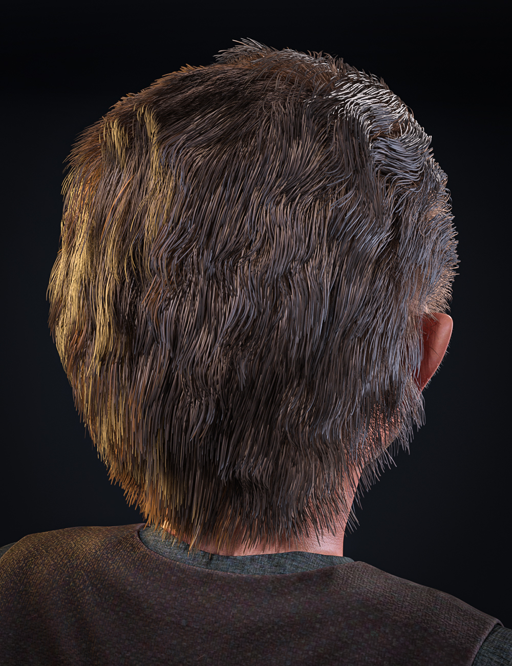 Barnabus Ragwort Short Hair Styles Collection | Daz 3D