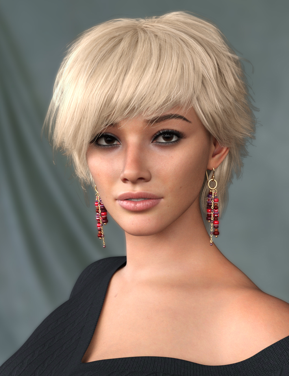 SWAM's Kay Hair for Genesis 9 | Daz 3D