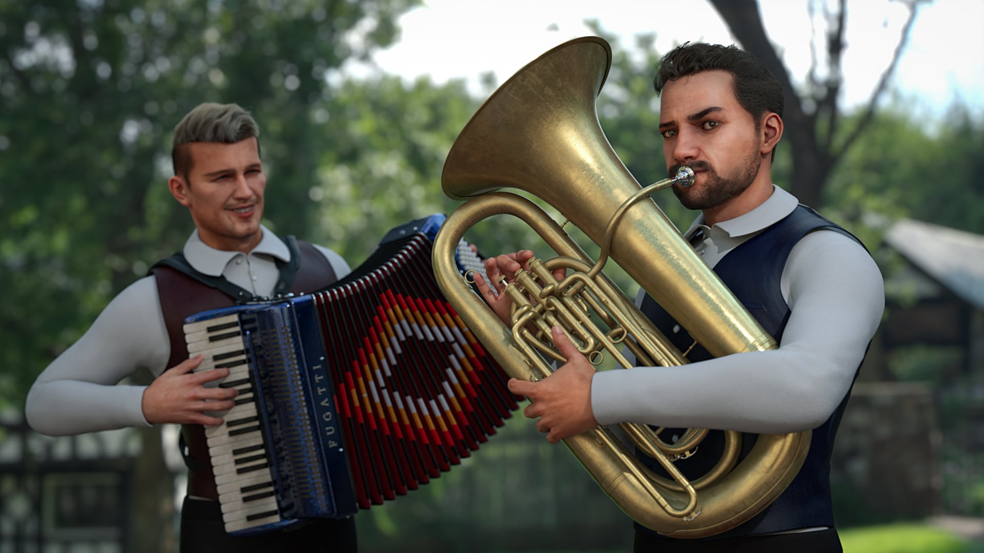 Tuba and Poses for Genesis 8 and 9 | Daz 3D