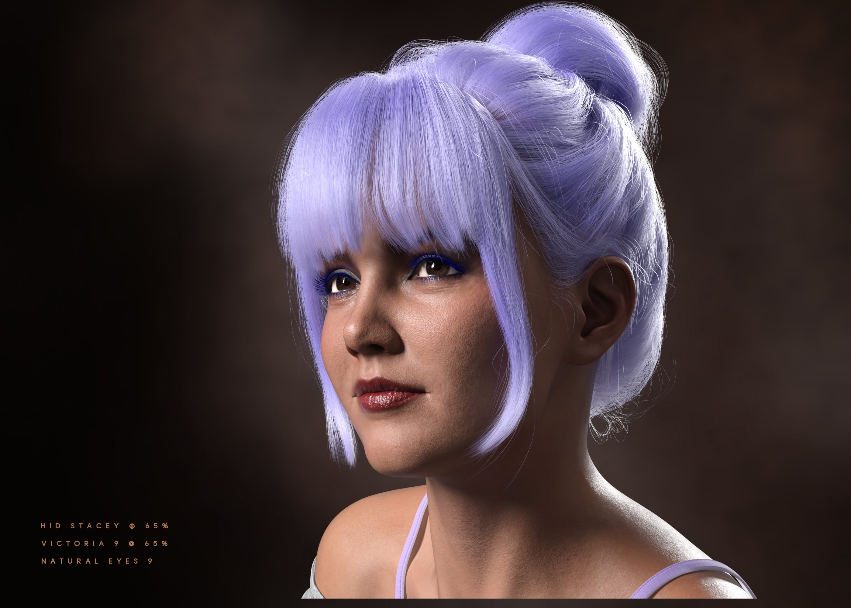 dForce Hot Mess Hair for Genesis 9 | Daz 3D