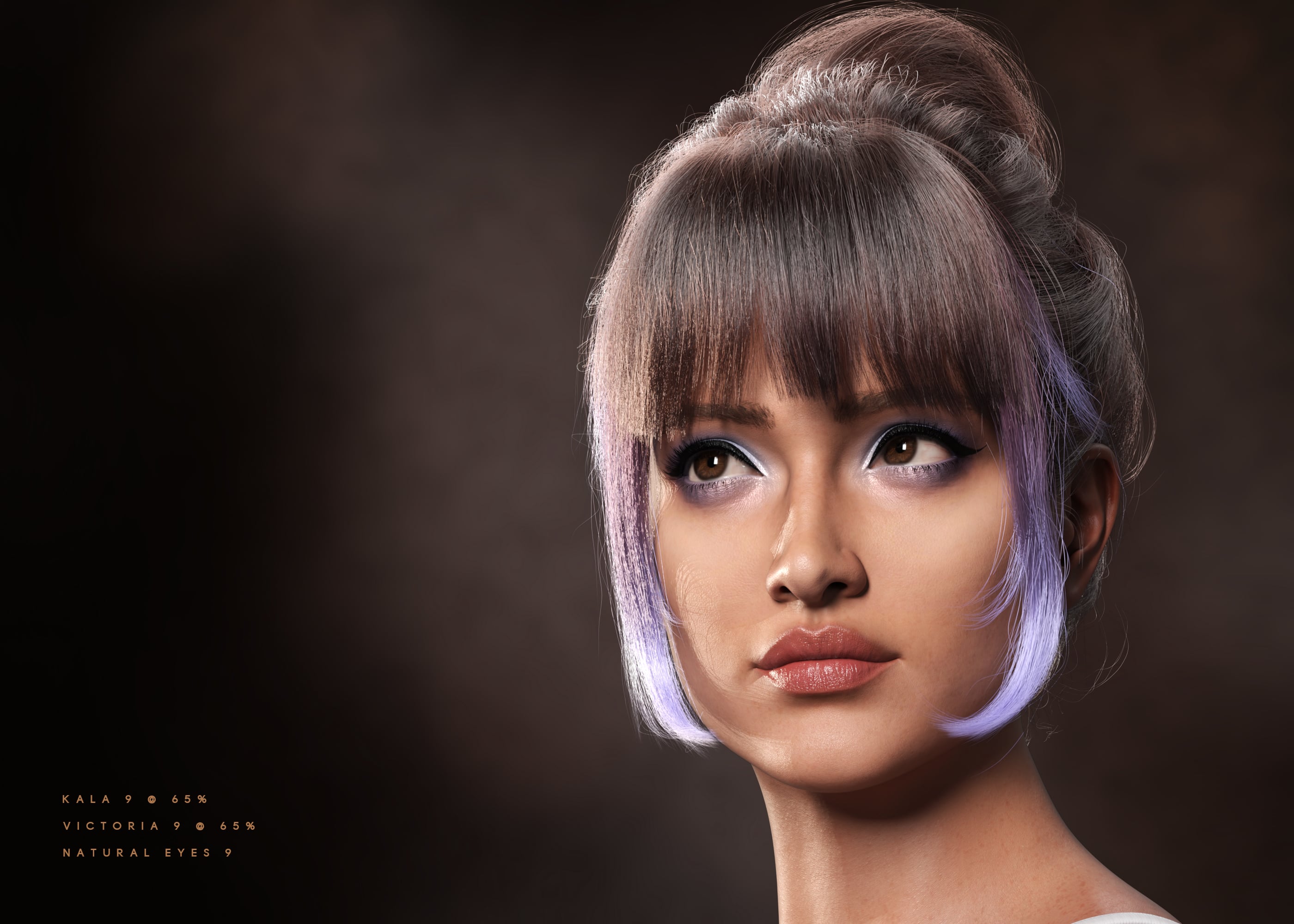 dForce Hot Mess Hair for Genesis 9 | Daz 3D