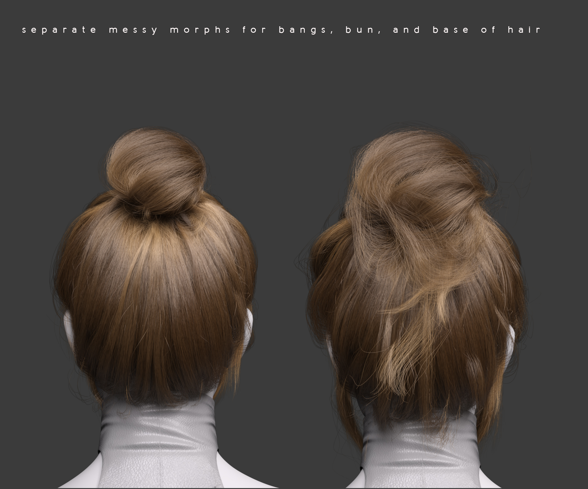 dForce Hot Mess Hair for Genesis 9 | Daz 3D