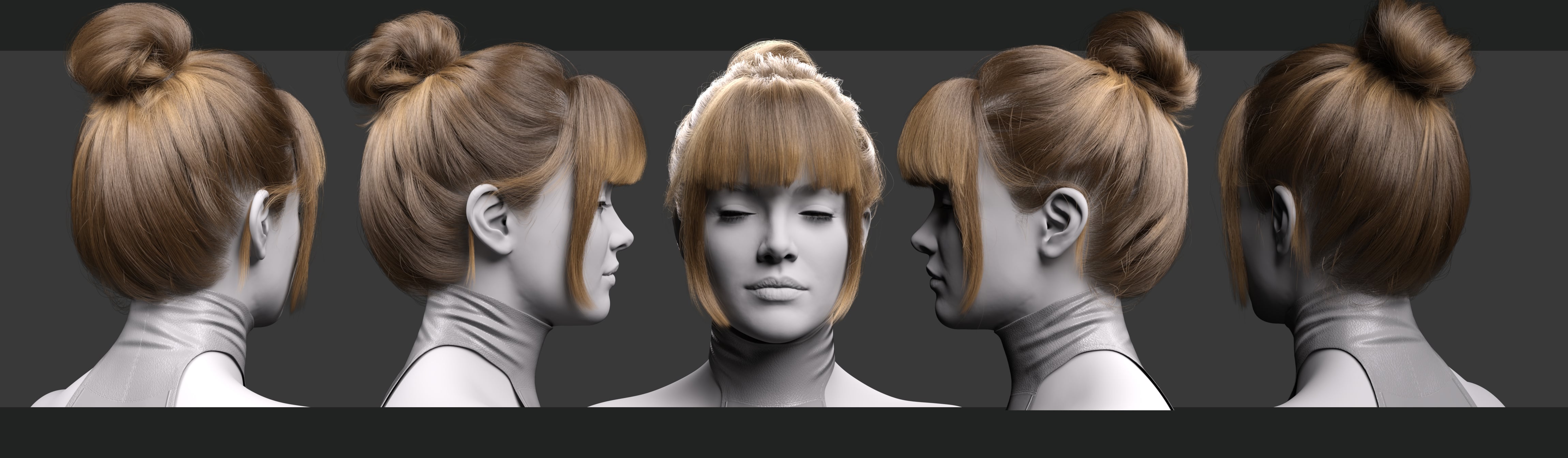 dForce Hot Mess Hair for Genesis 9 | Daz 3D