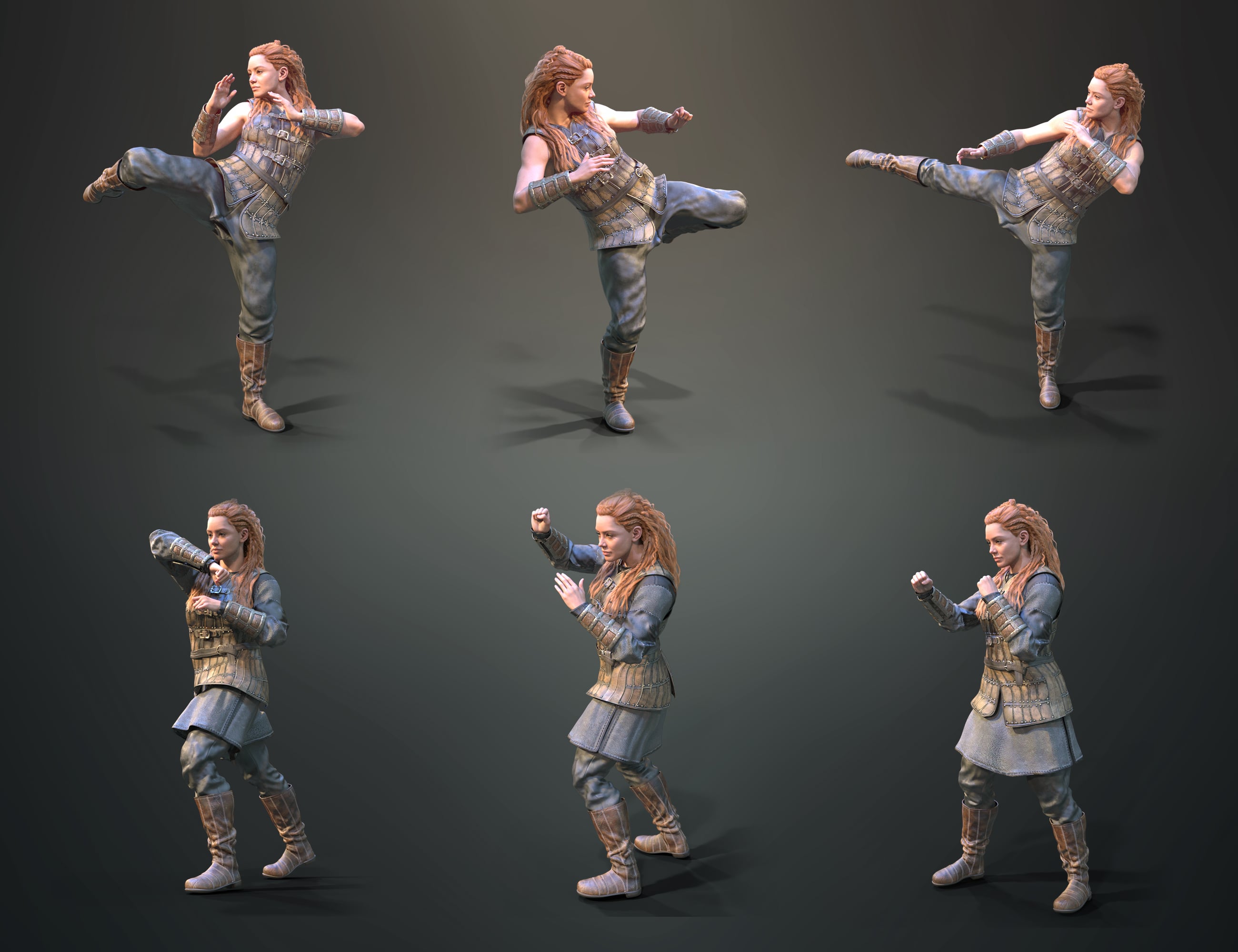 P Fighting Pose Package | Daz 3D