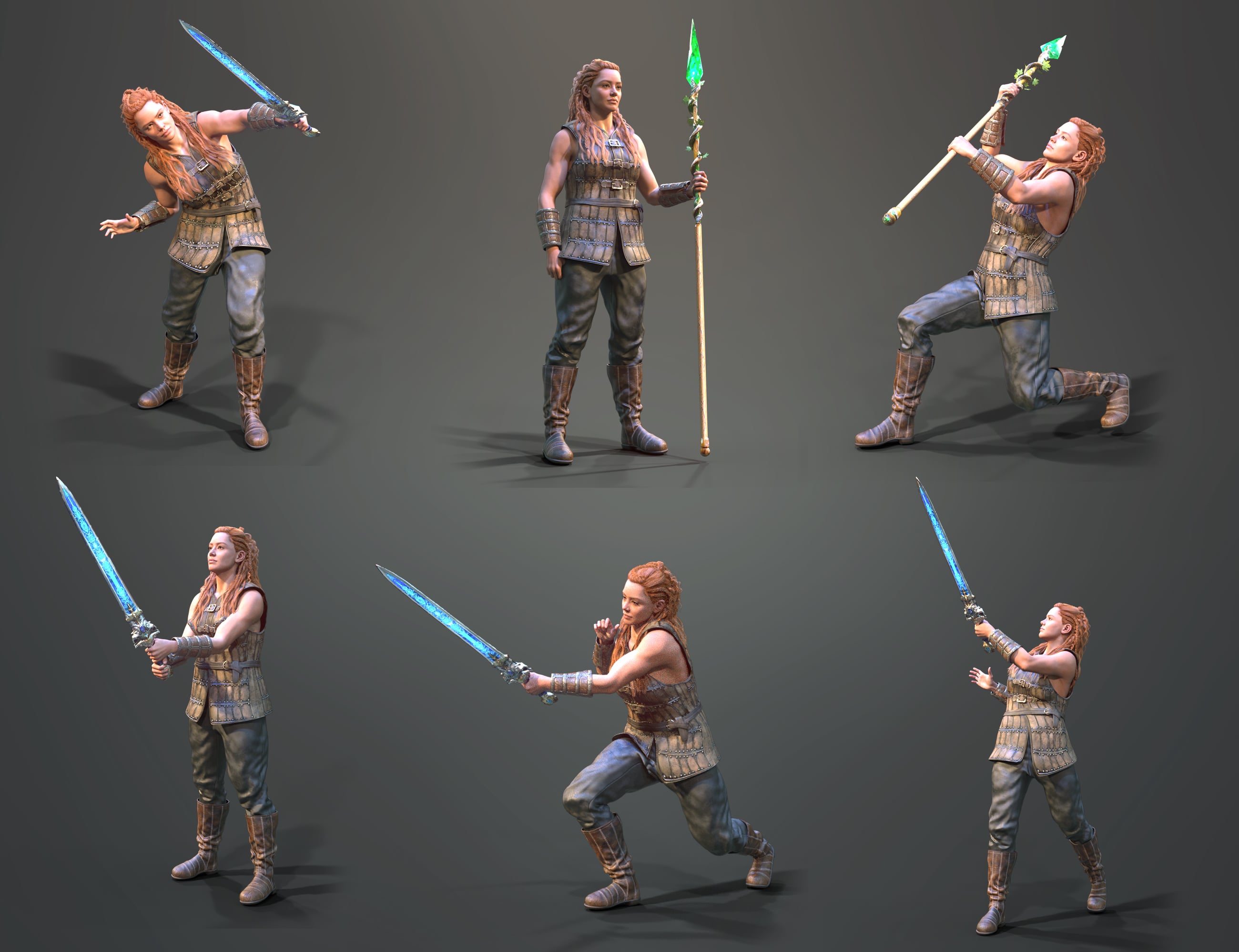 P Fighting Pose Package | Daz 3D