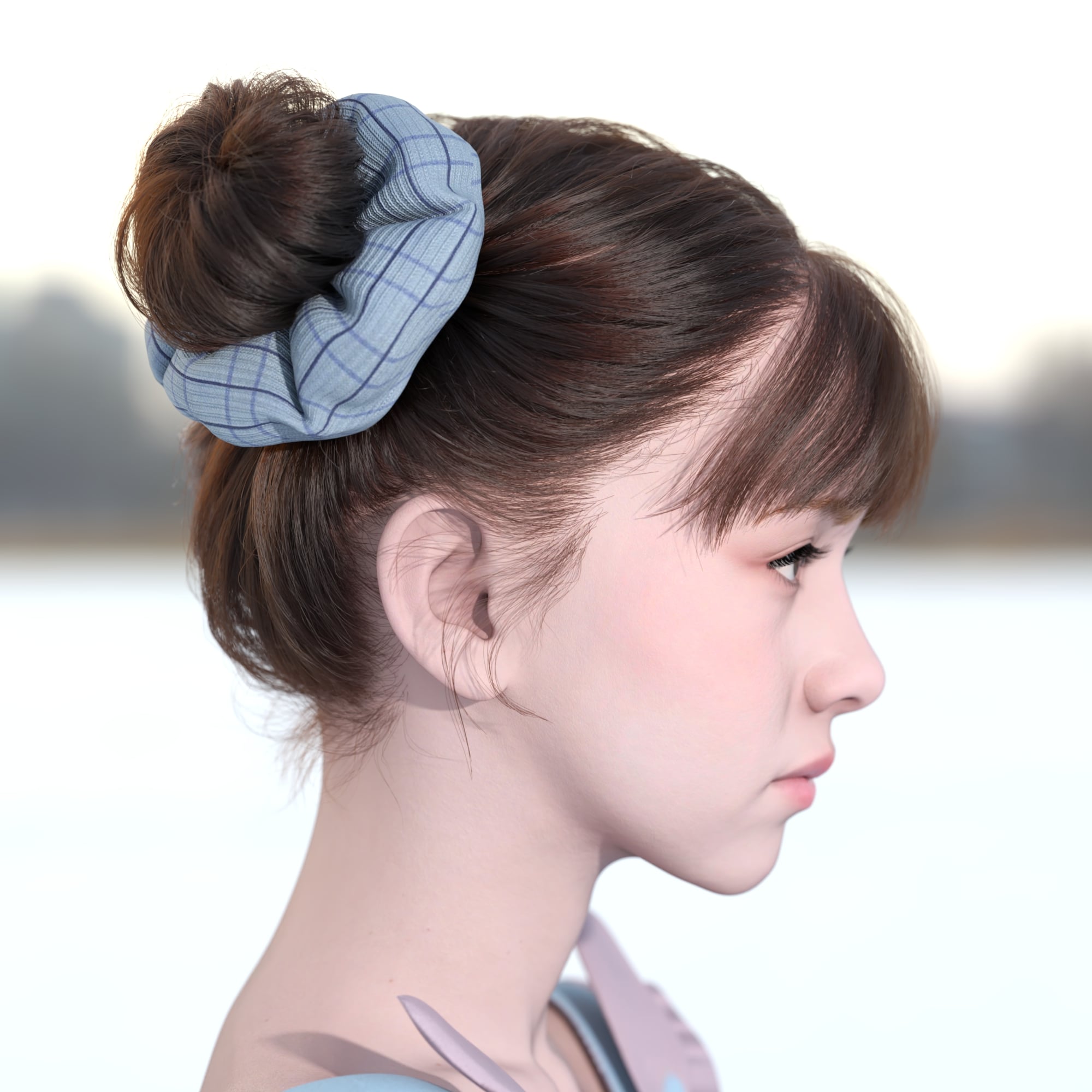 Princess Series Twin Buns | Daz 3D