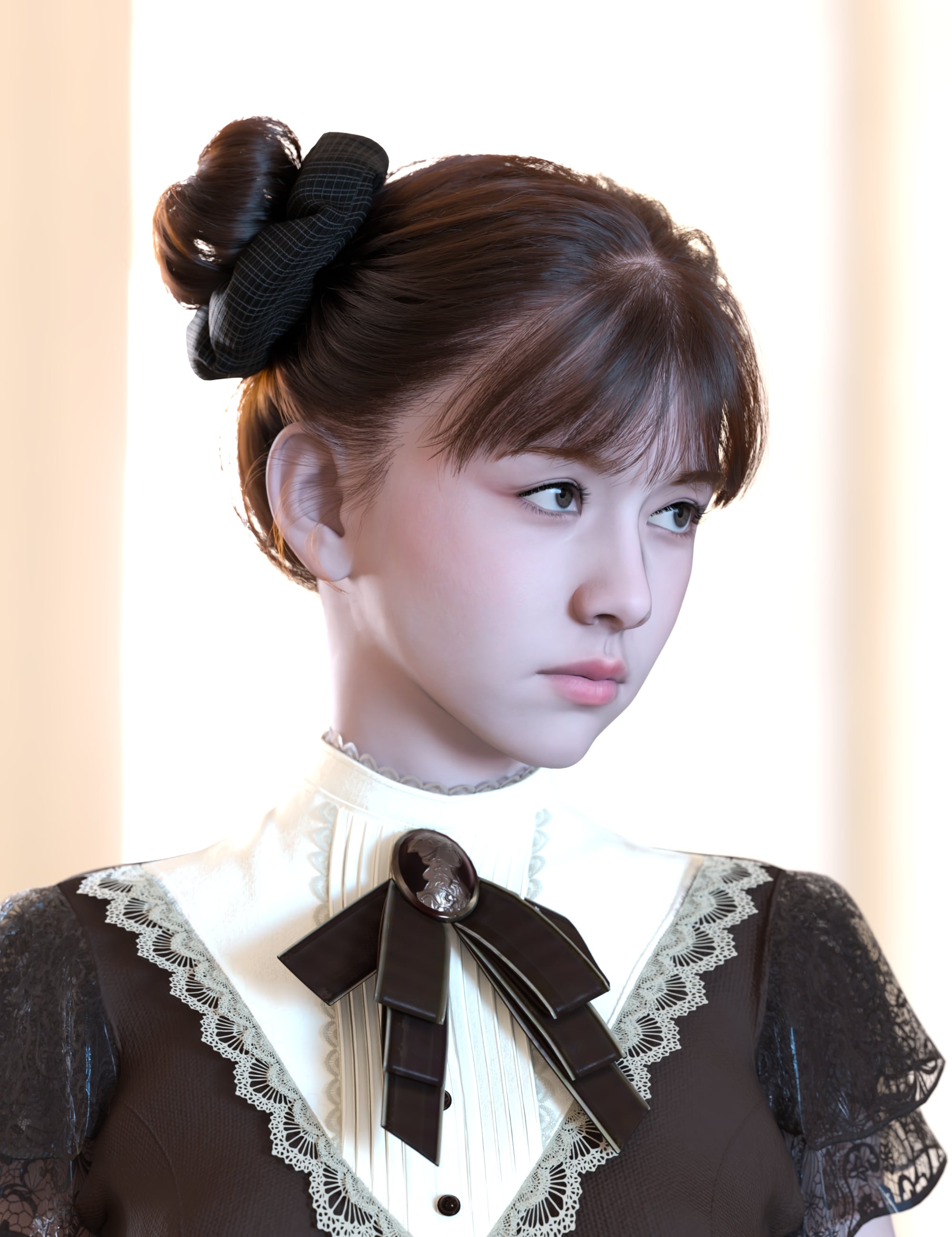 Princess Series Twin Buns | Daz 3D