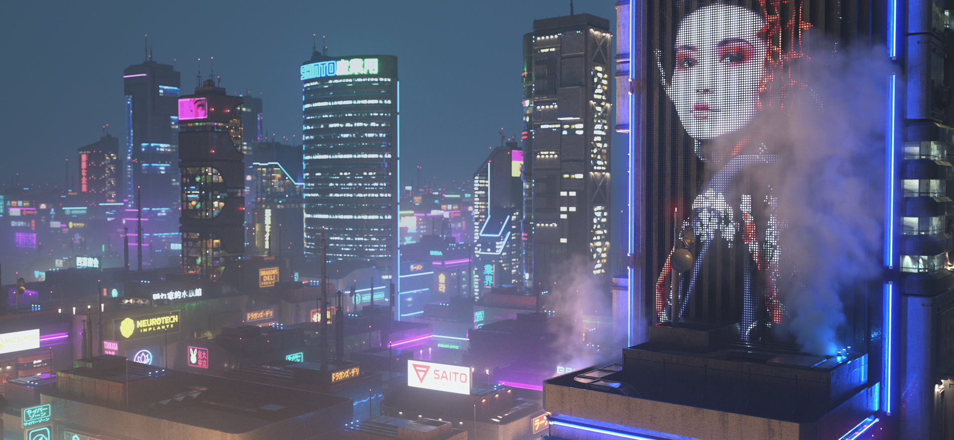 Cyberpunk Kitset - Highrise | Daz 3D