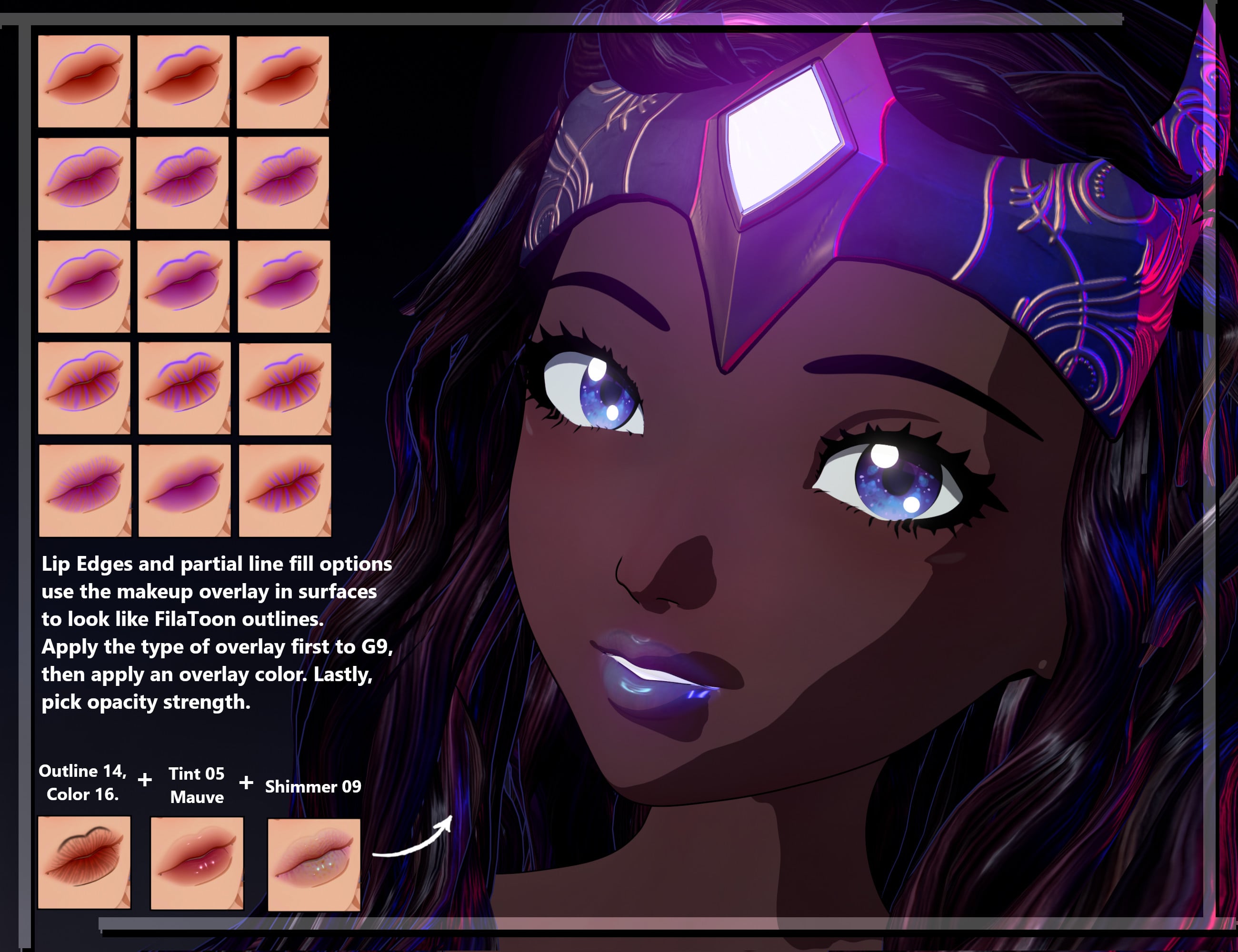 DD Wet Lips for Genesis 9 | Daz 3D