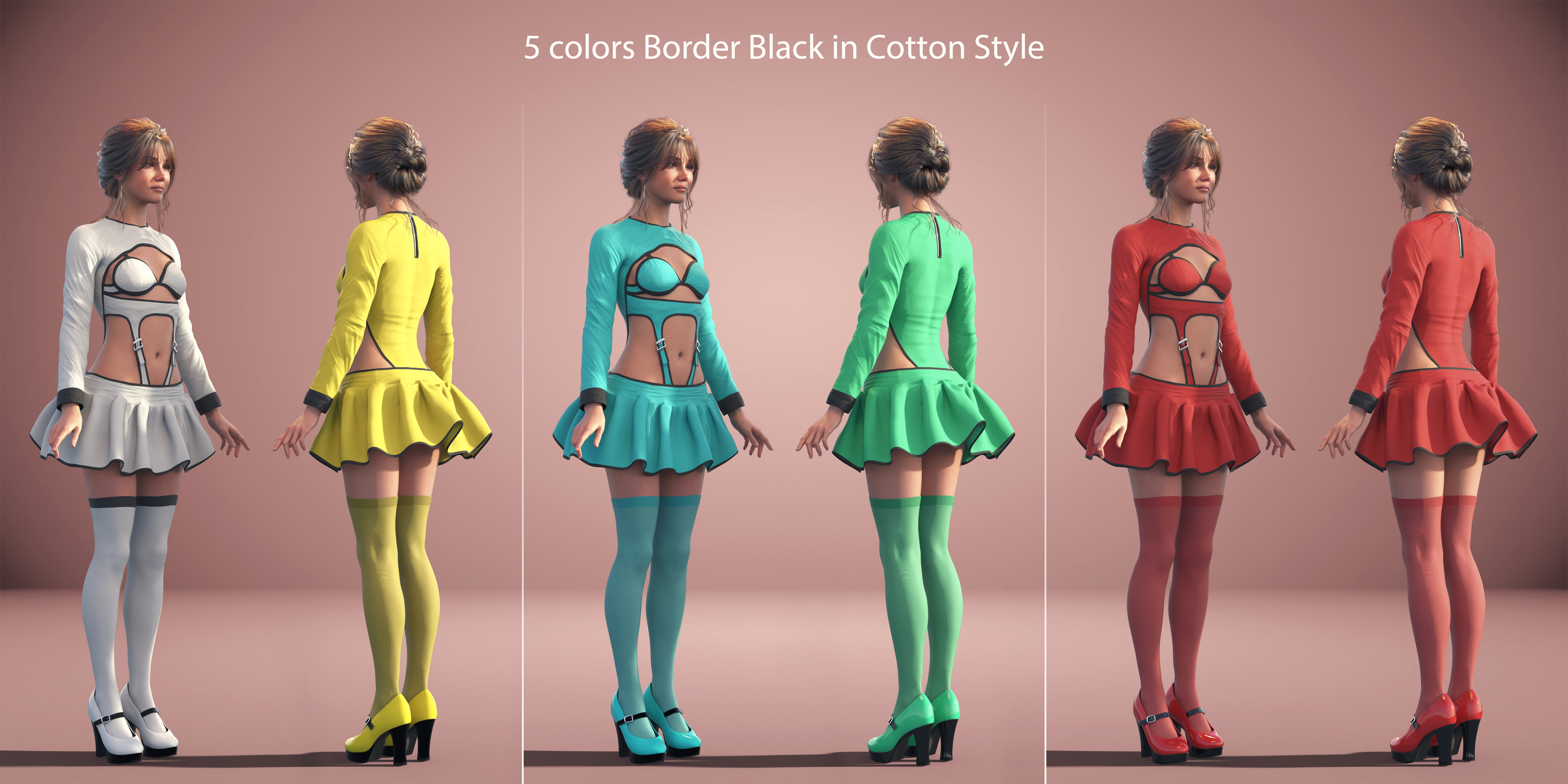 dForce Mystery Latex Diva for Genesis 9 Texture Add-On | Daz 3D