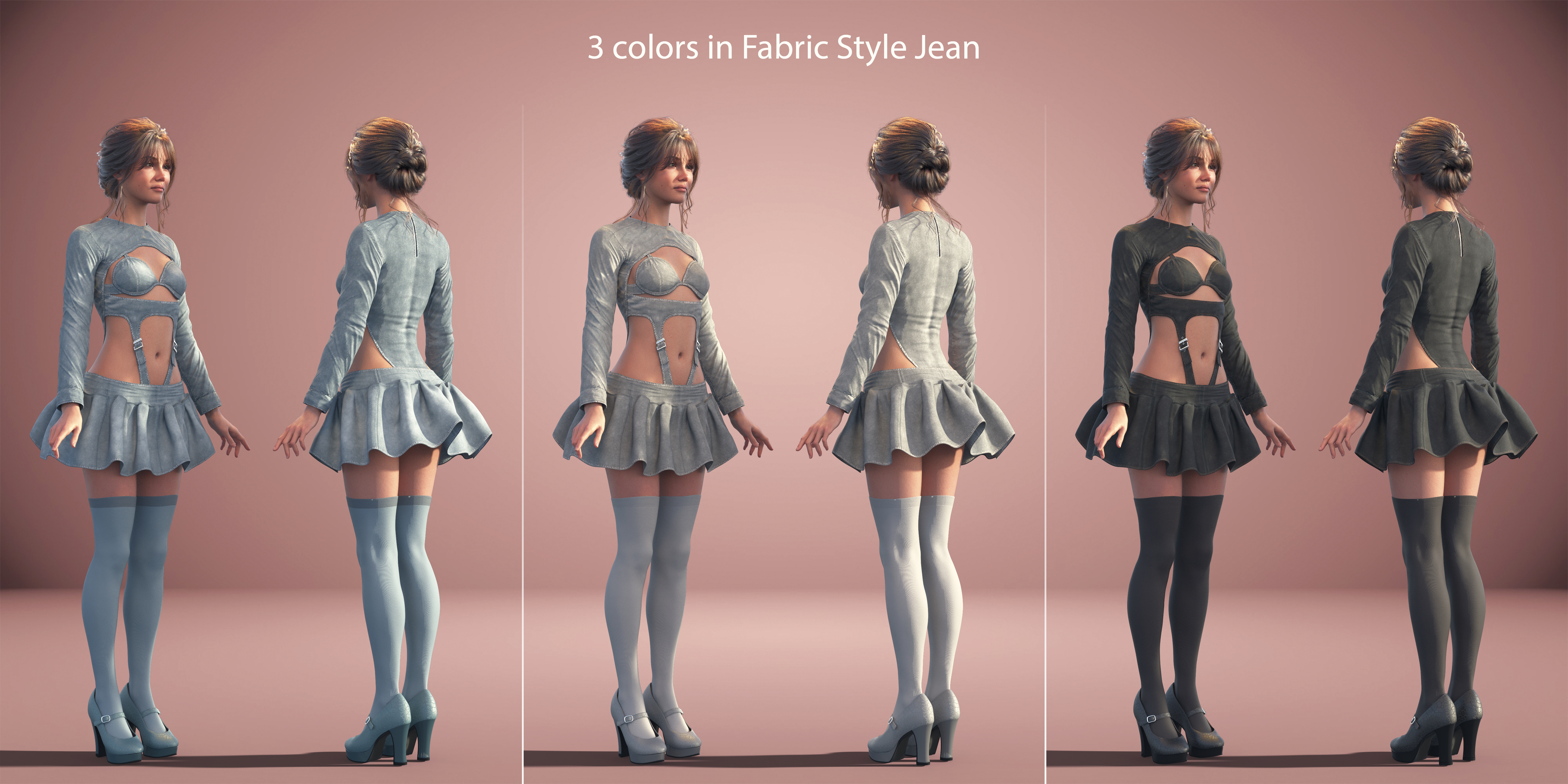 dForce Mystery Latex Diva for Genesis 9 Texture Add-On | Daz 3D
