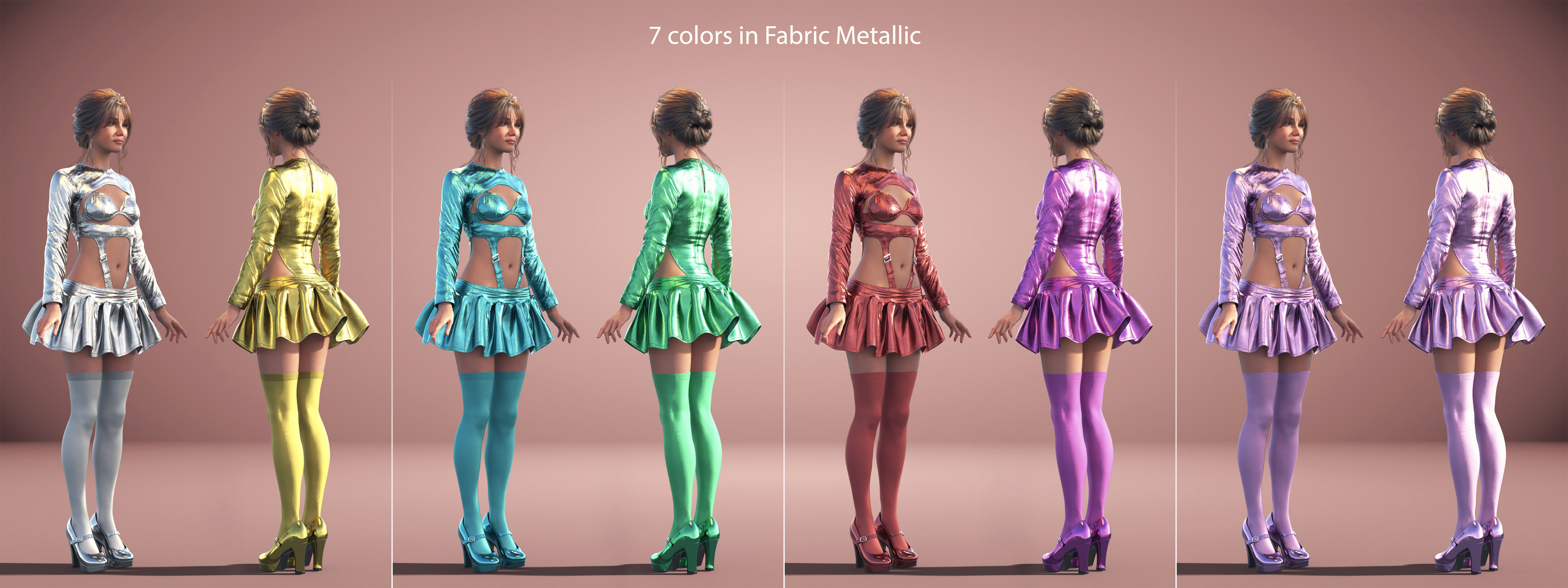 dForce Mystery Latex Diva for Genesis 9 Texture Add-On | Daz 3D