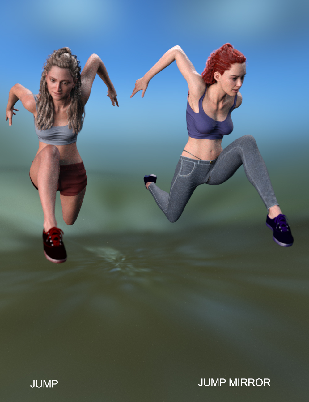 Hiking Poses for Genesis 9 | Daz 3D