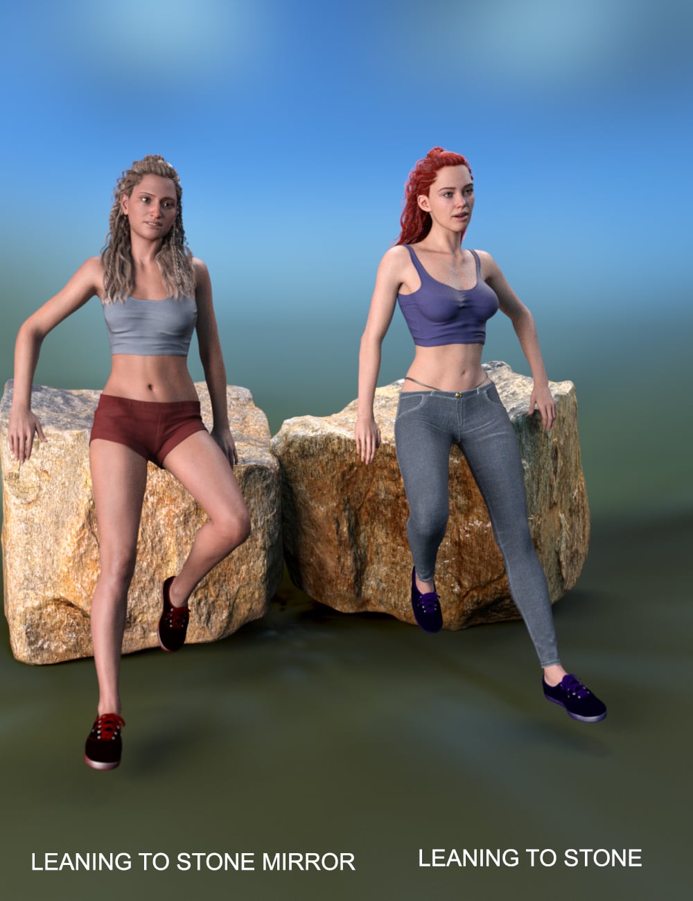 Hiking Poses for Genesis 9 | Daz 3D