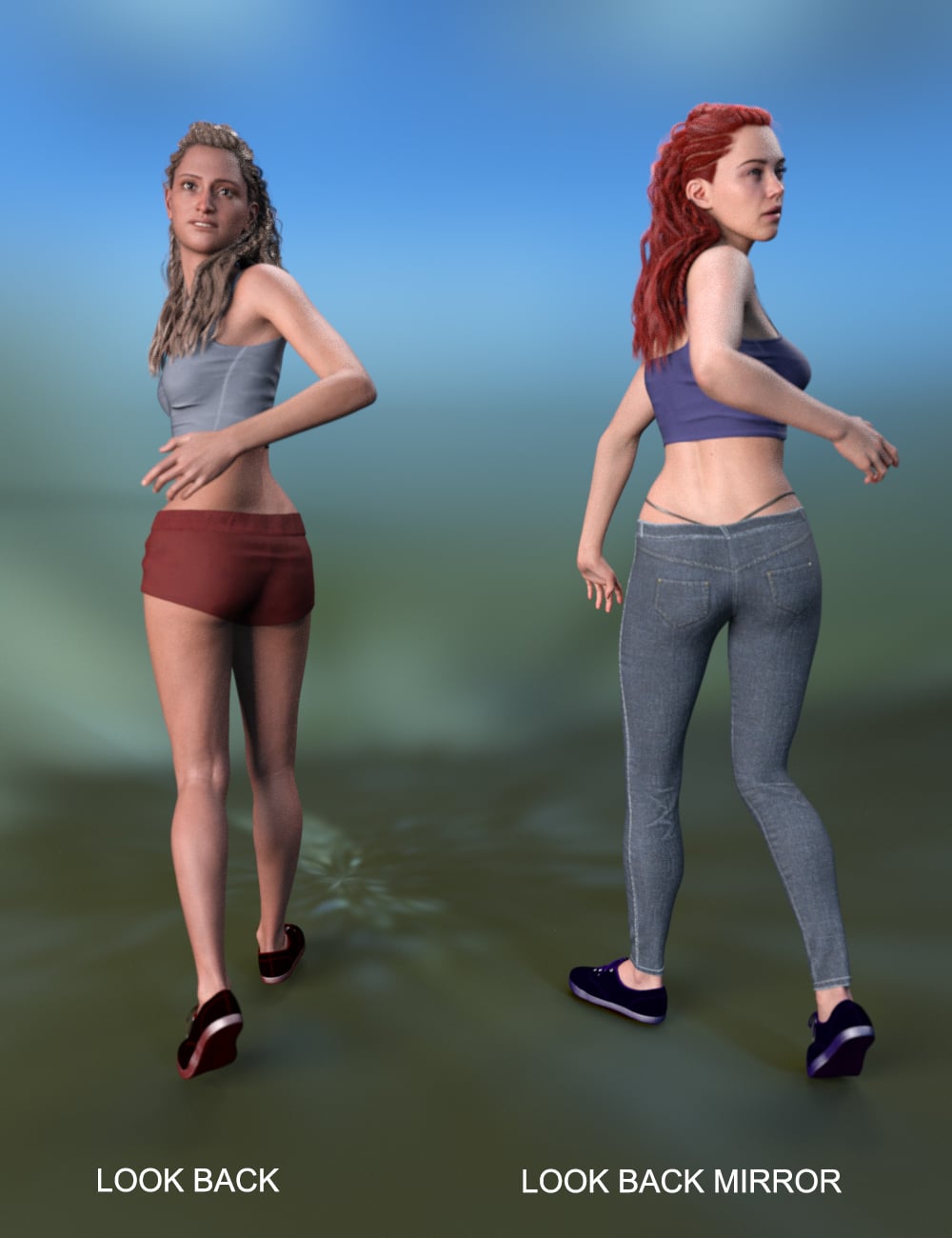 Hiking Poses for Genesis 9 | Daz 3D