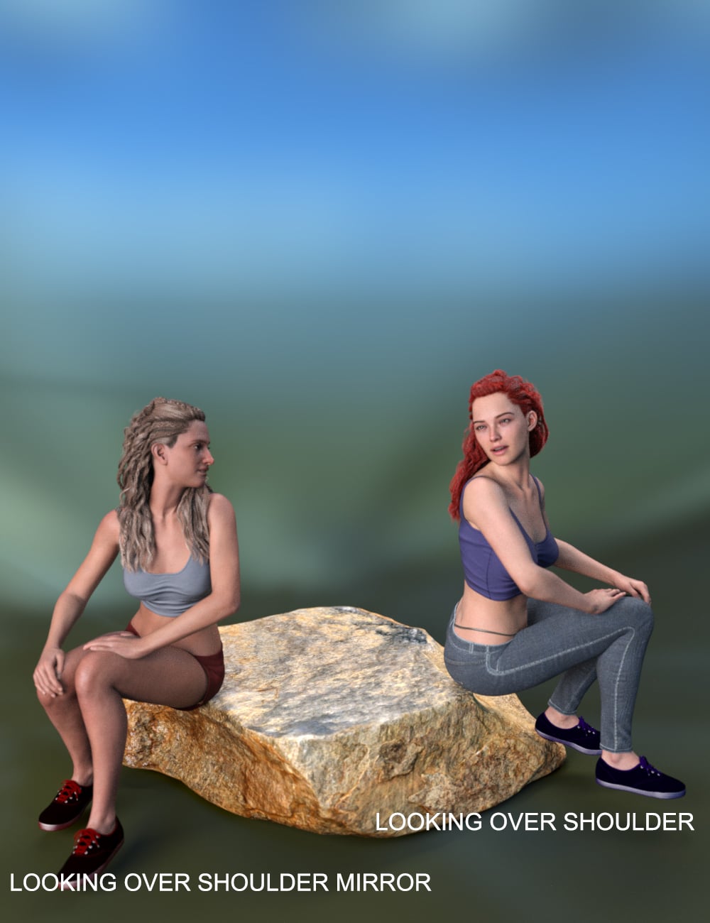 Hiking Poses for Genesis 9 | Daz 3D