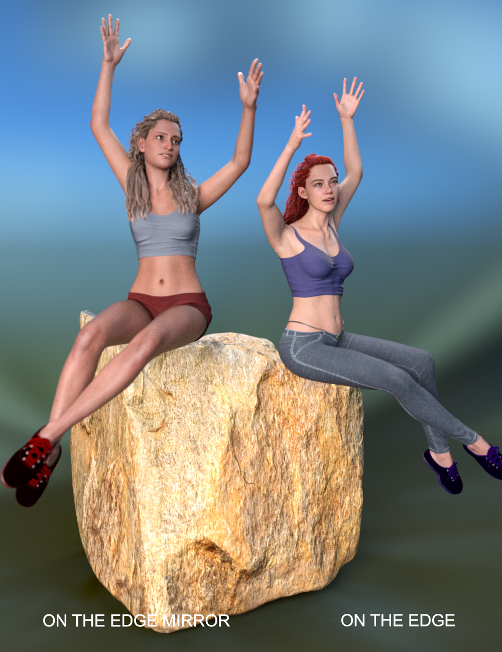 Hiking Poses for Genesis 9 | Daz 3D
