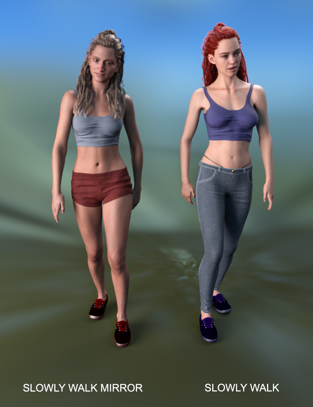 Hiking Poses for Genesis 9 | Daz 3D